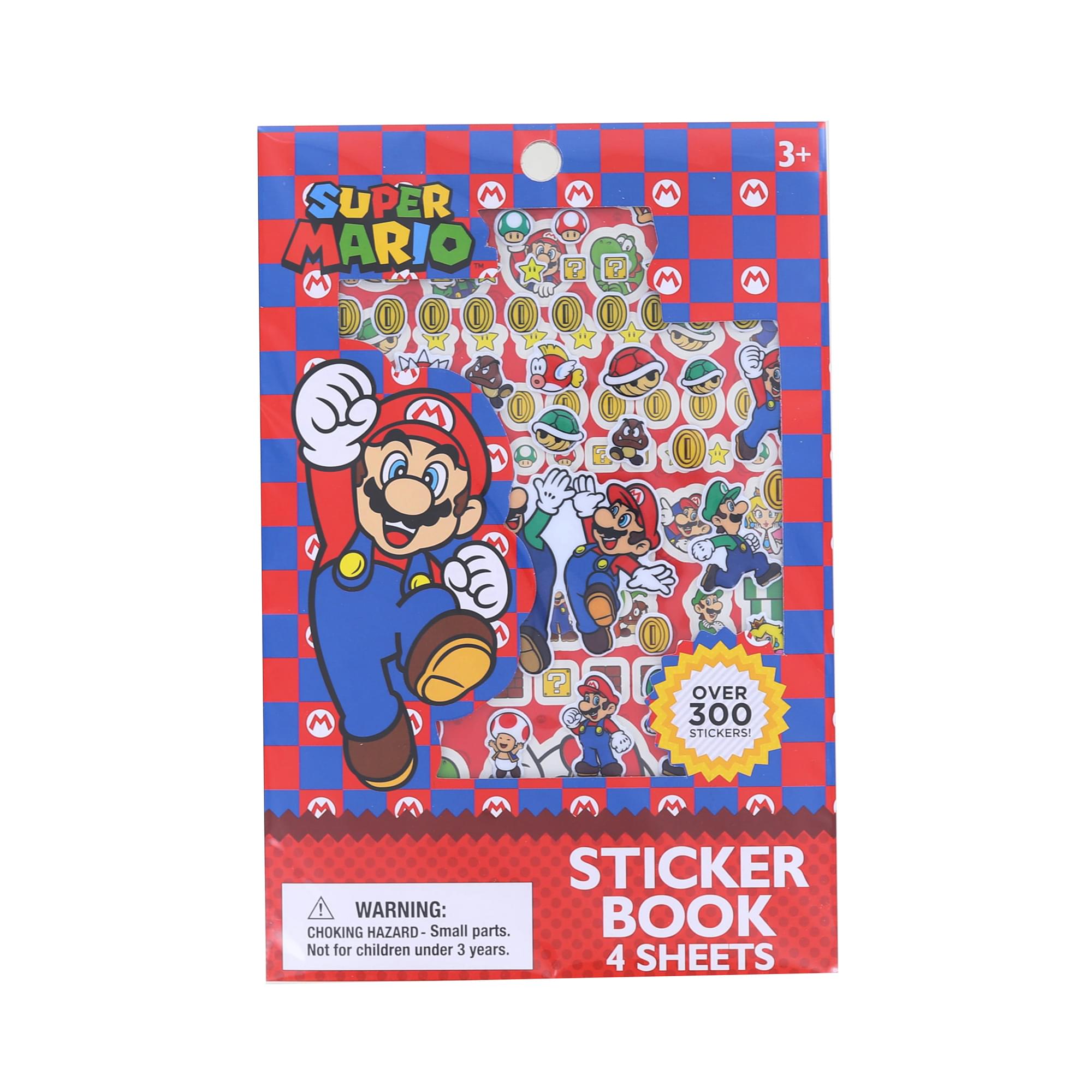 Super Mario Sticker Book | 4 Sheets | Free Shipping