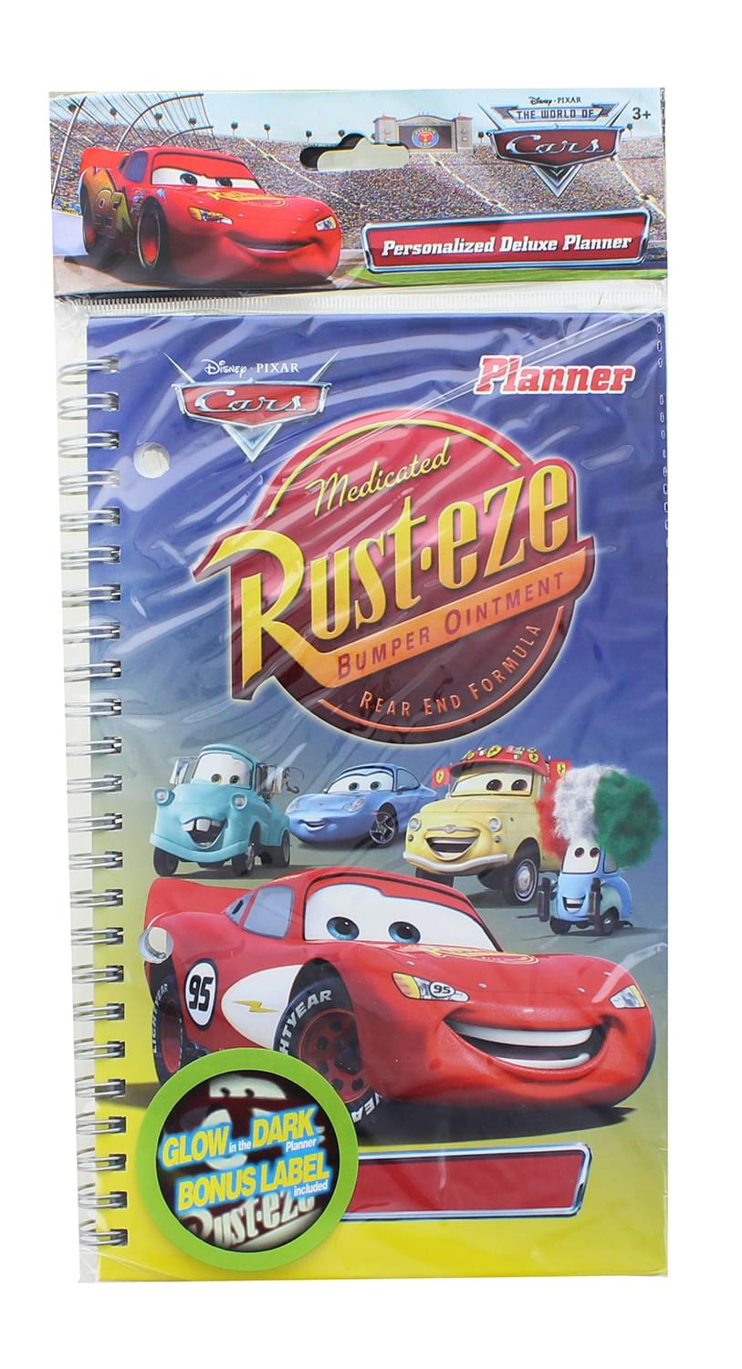 Disney/Pixar CARS Personalized Deluxe Planner | Free Shipping
