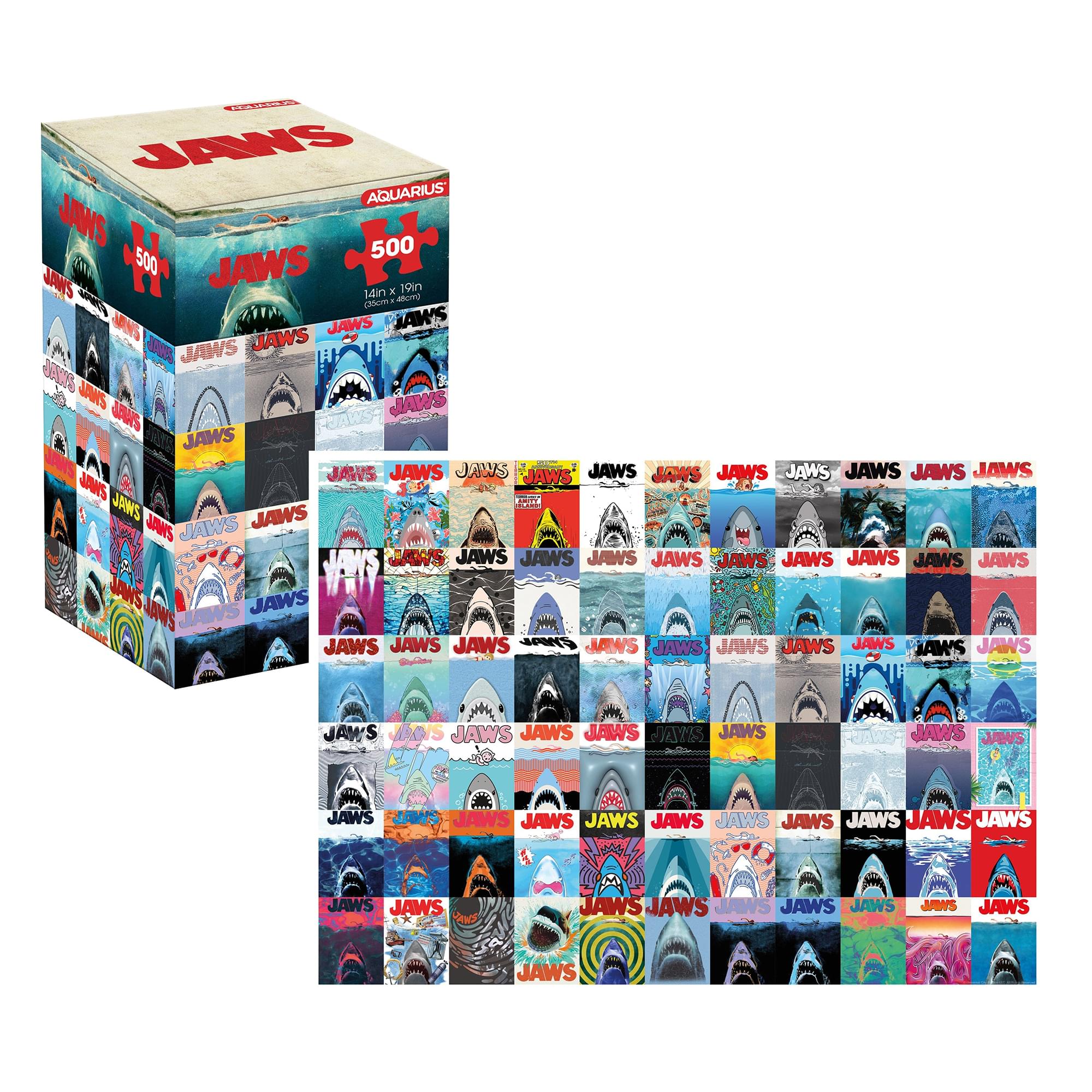 JAWS Movie Posters 500 Piece Jigsaw Puzzle | Free Shipping