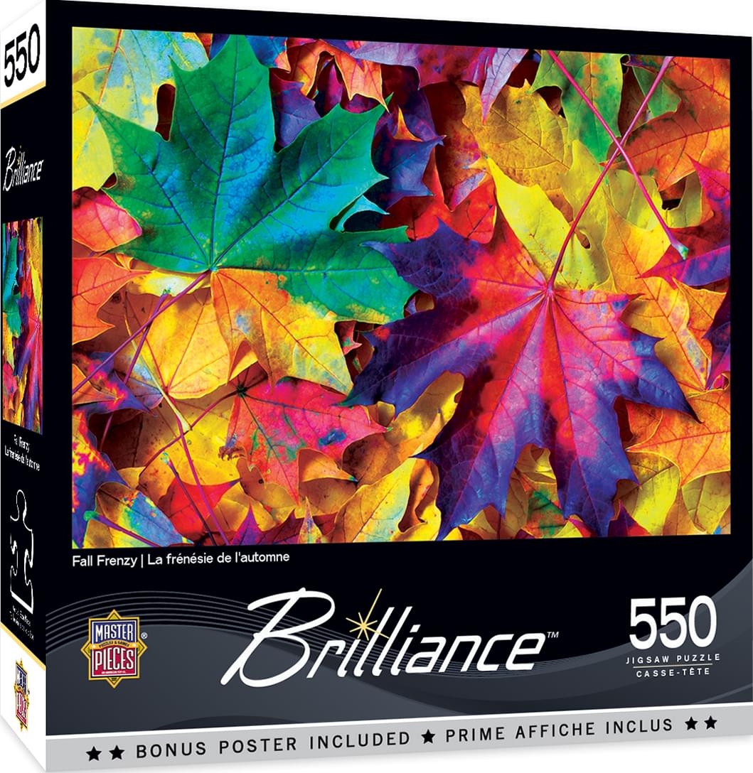 Fall Frenzy 550 Piece Jigsaw Puzzle | Free Shipping