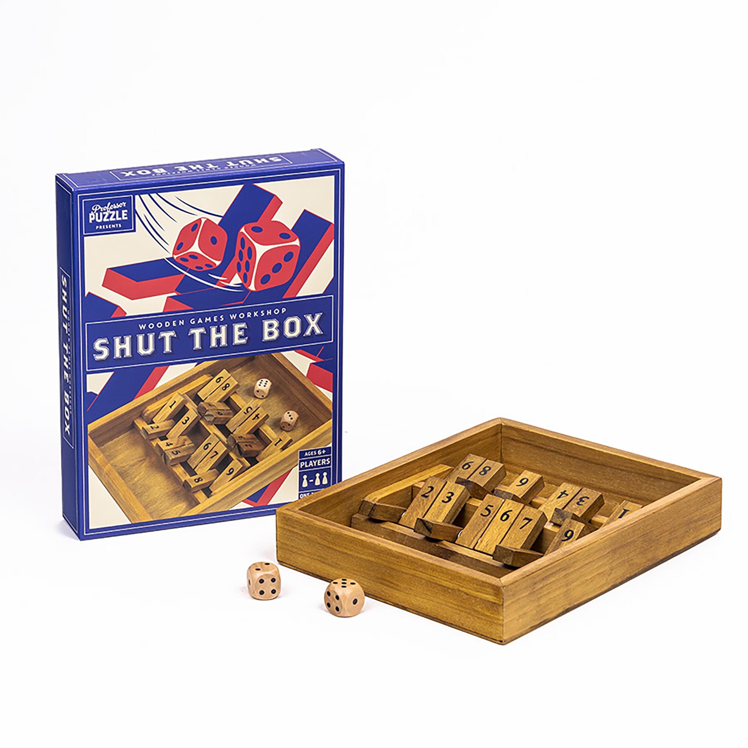 Shut the Box | Classic Wooden Family Board Game | Free Shipping