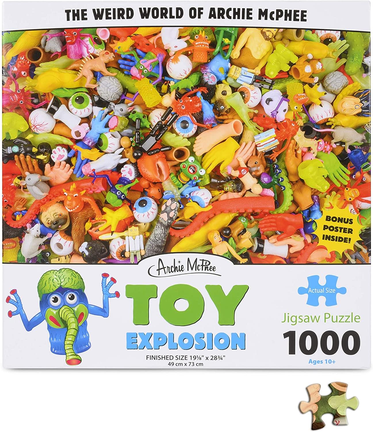 Toy Explosion 1000 Piece Jigsaw Puzzle | Free Shipping