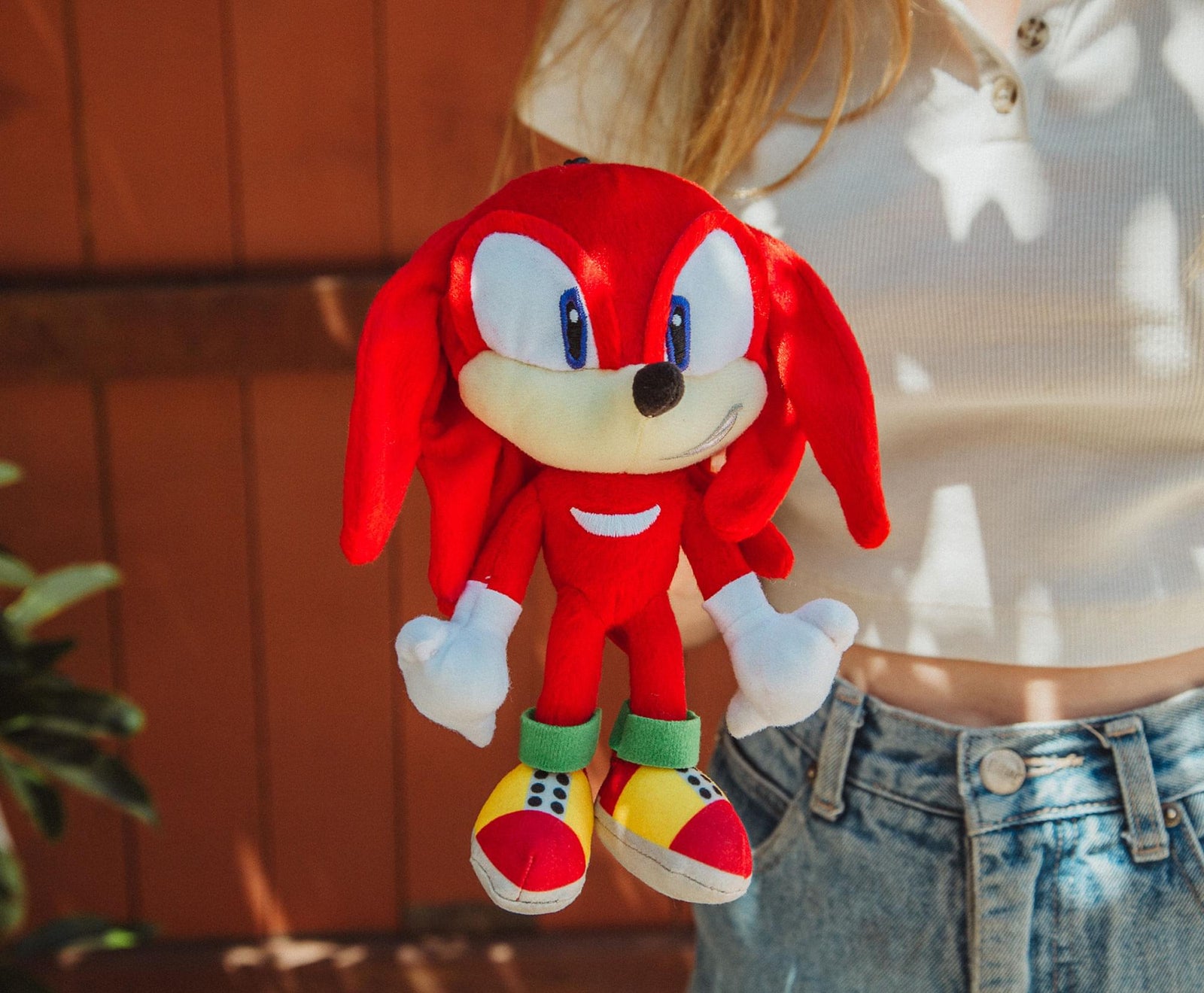 Sonic the Hedgehog 8 Inch Knuckles Collector Plush | Free Shipping
