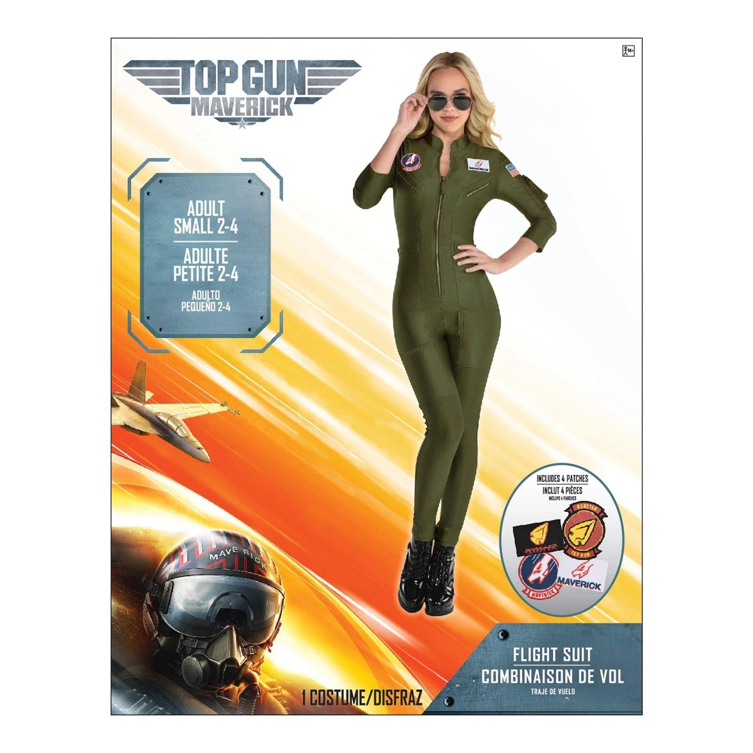 Top Gun: Maverick Flight Suit Costume Adult Womens | Free Shipping