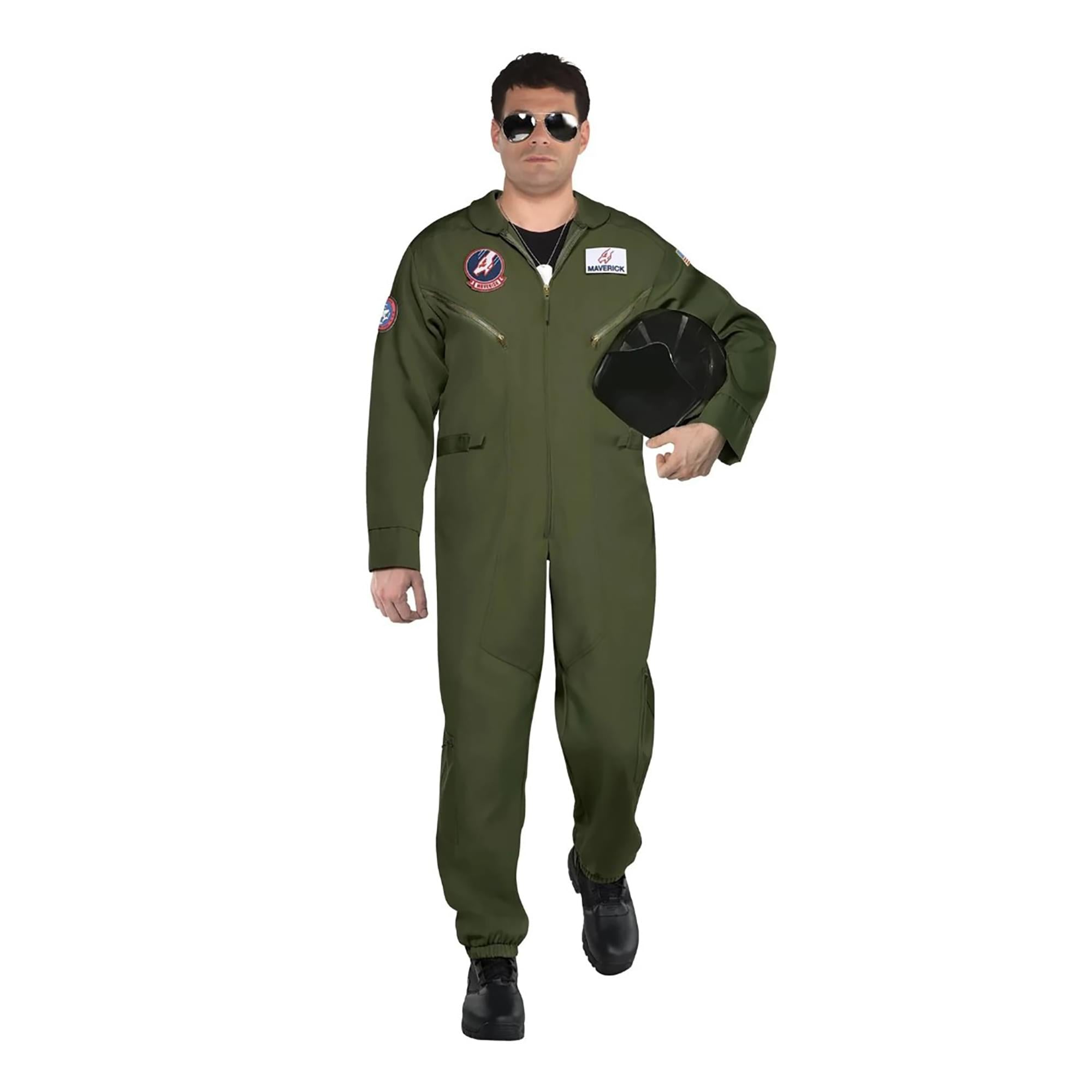 Top Gun: Maverick Flight Suit Costume Adult Mens | Free Shipping