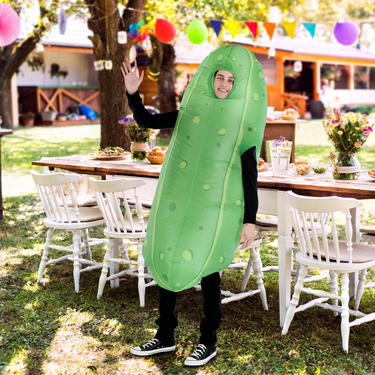 Inflatable Pickle Adult Costume | One Size | Free Shipping