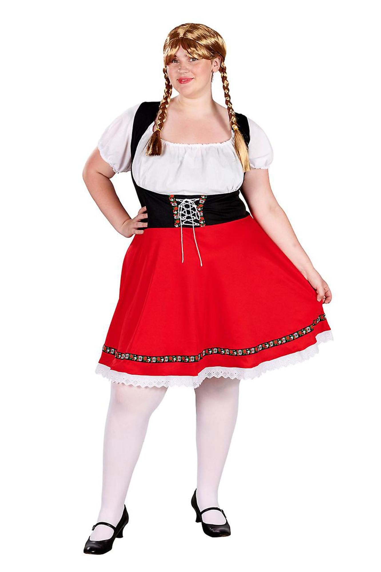 Oktoberfest Fraulein Women's Plus Size Costume | Free Shipping