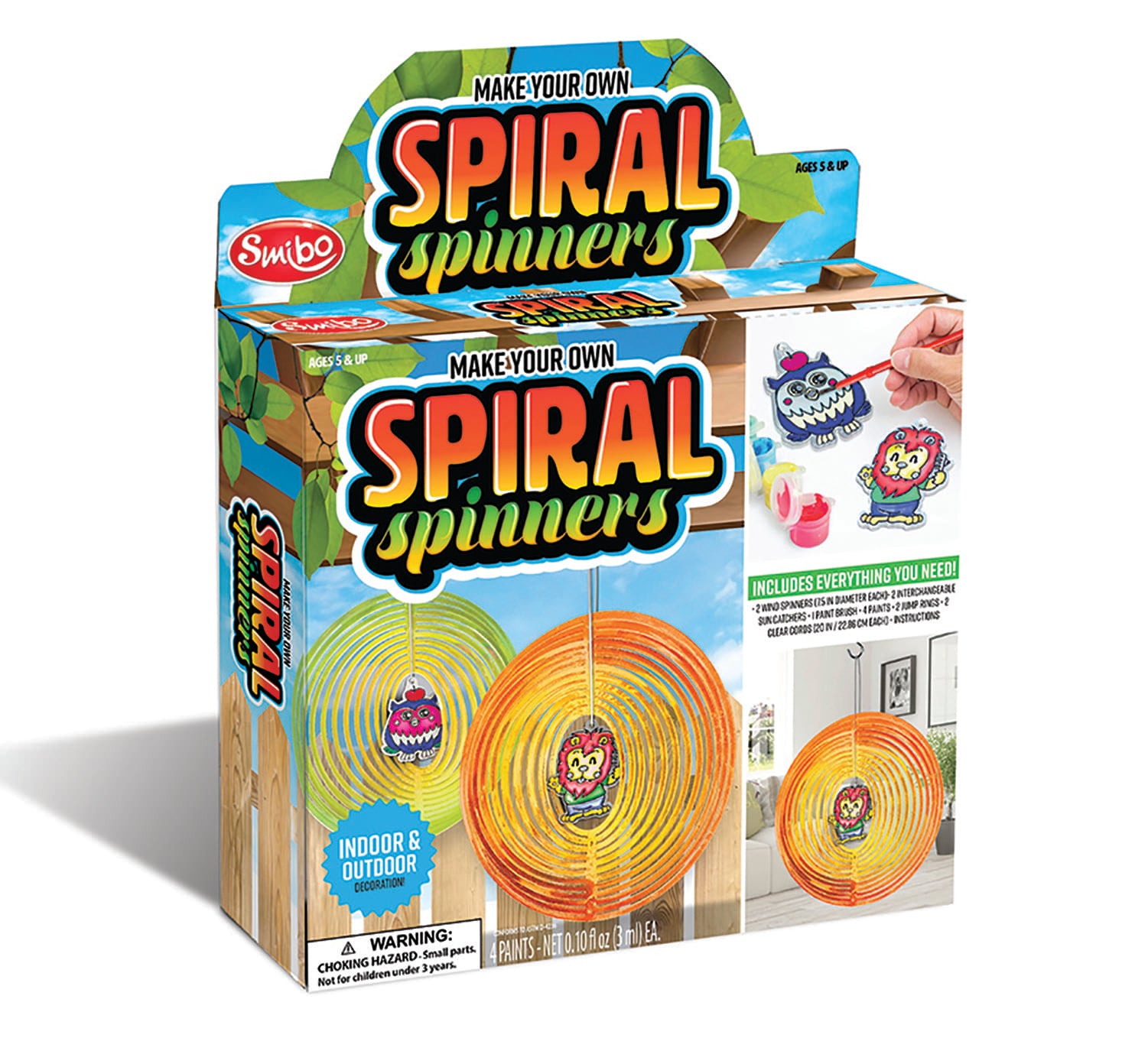 Make Your Own Spiral Spinners Craft Kit | Makes 2 | Free Shipping