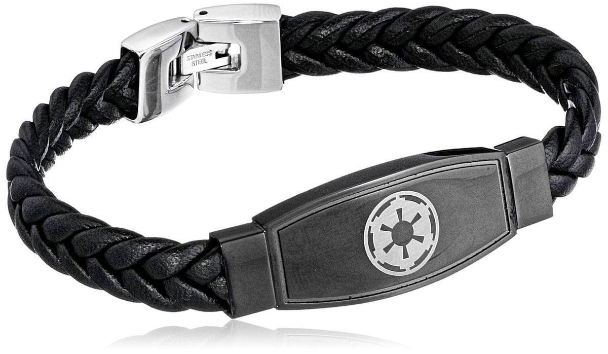 Star Wars Imperial Logo Leather Bracelet | Free Shipping