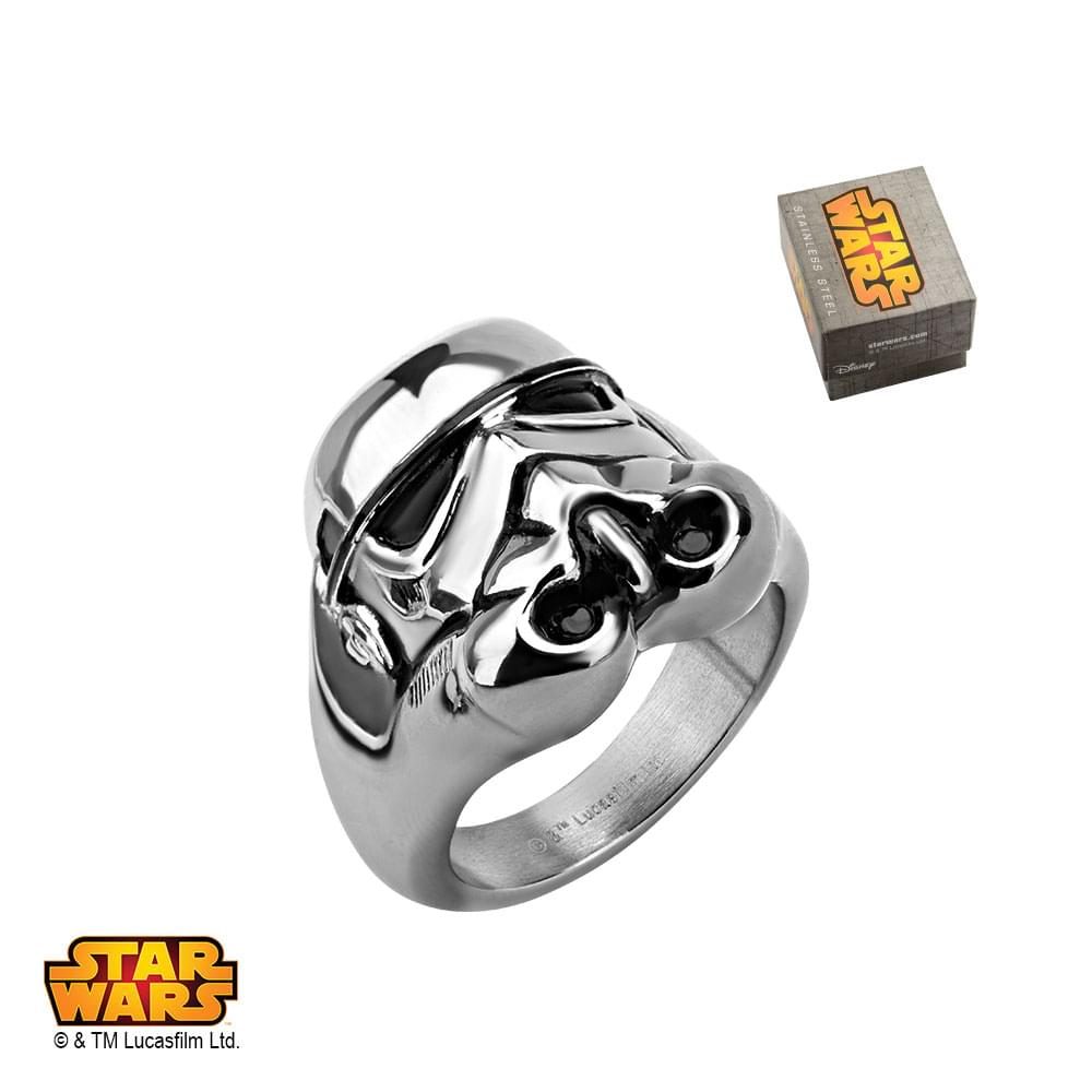 Star Wars Stormtrooper 3D Face Stainless Steel Ring | Free Shipping