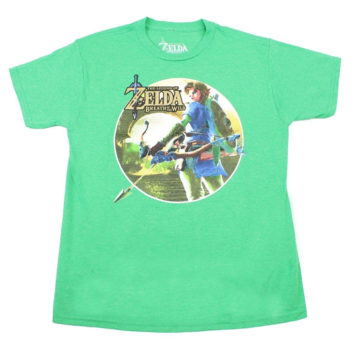 Zelda Breath of the Wild Link w/ Bow Youth Tee | Free Shipping
