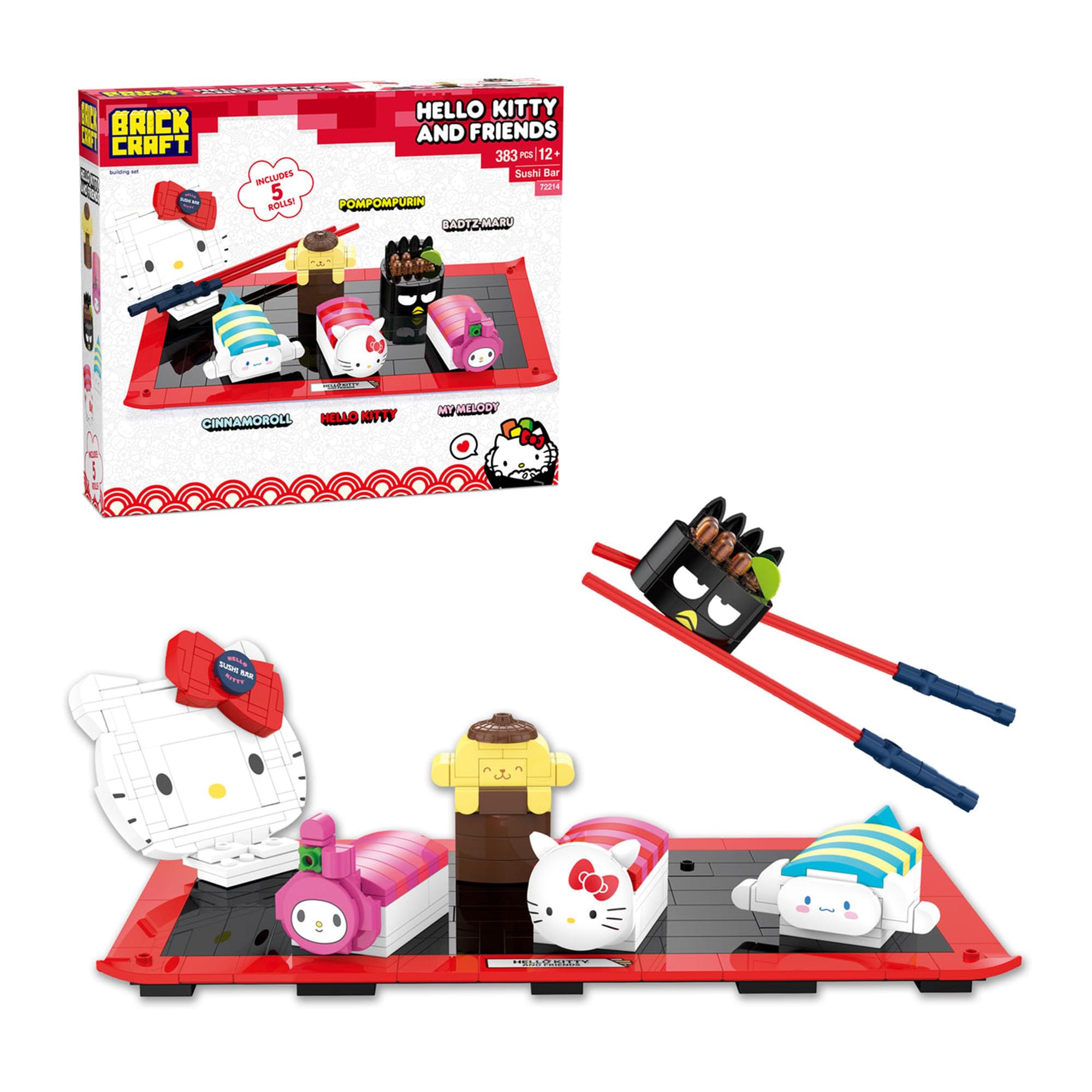 Hello Kitty Sushi Platter 383-Piece Building Set | Free Shipping