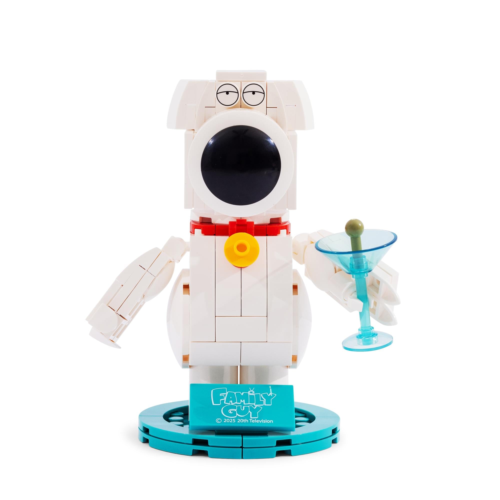 Family Guy Brian Figure 188-Piece Building Set | Free Shipping