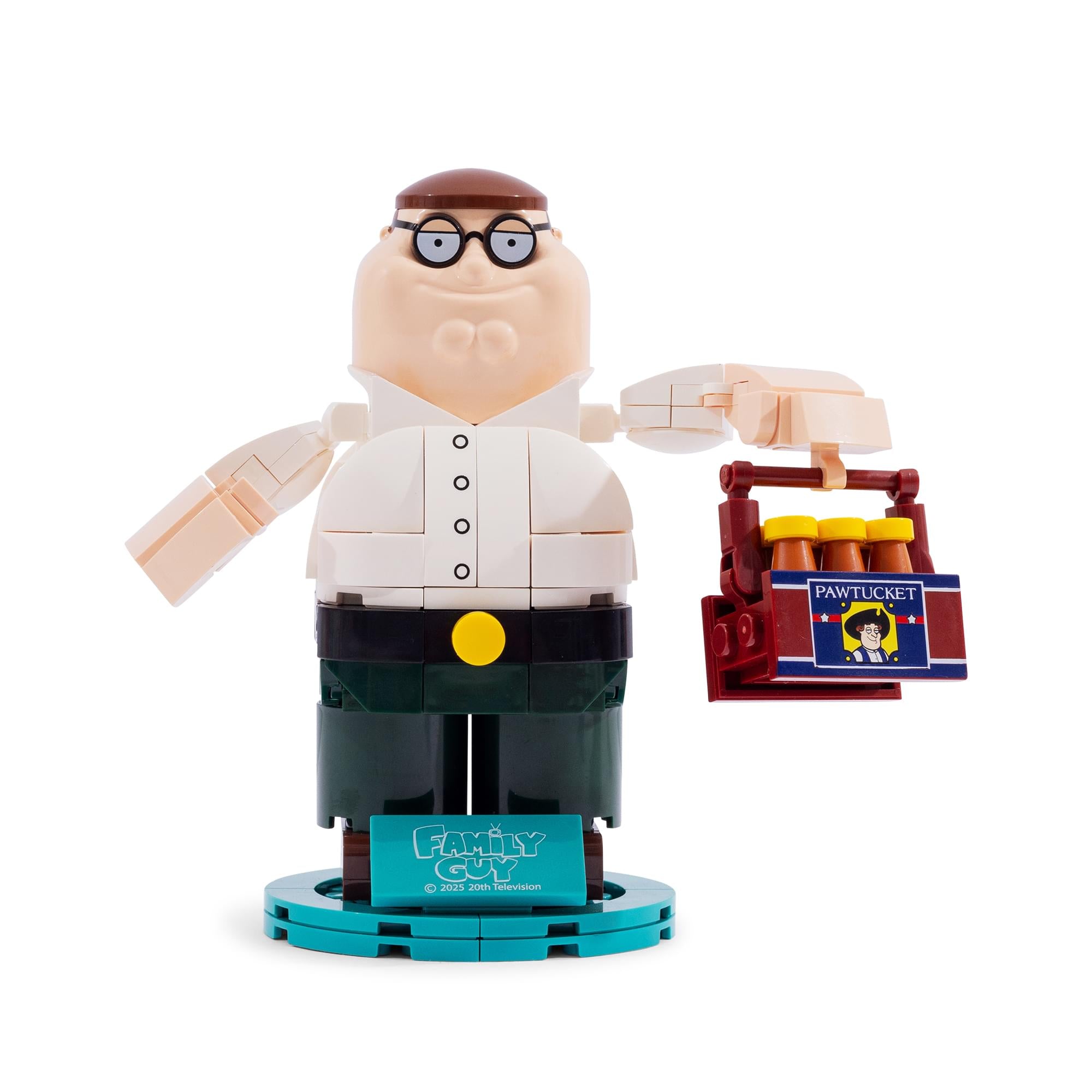 Family Guy Peter Figure 188-Piece Building Set | Free Shipping