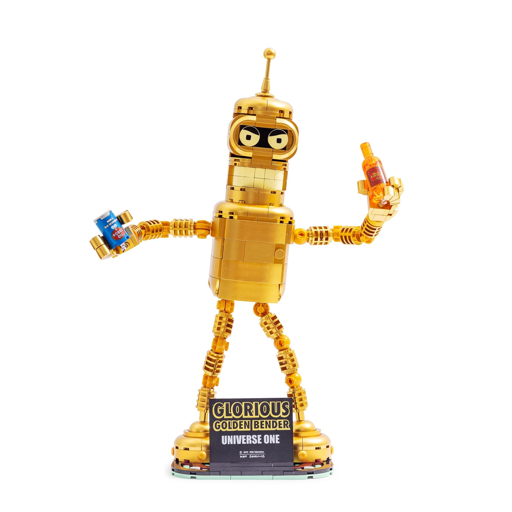 Futurama Gold Bender 396-Piece Building Set | Free Shipping