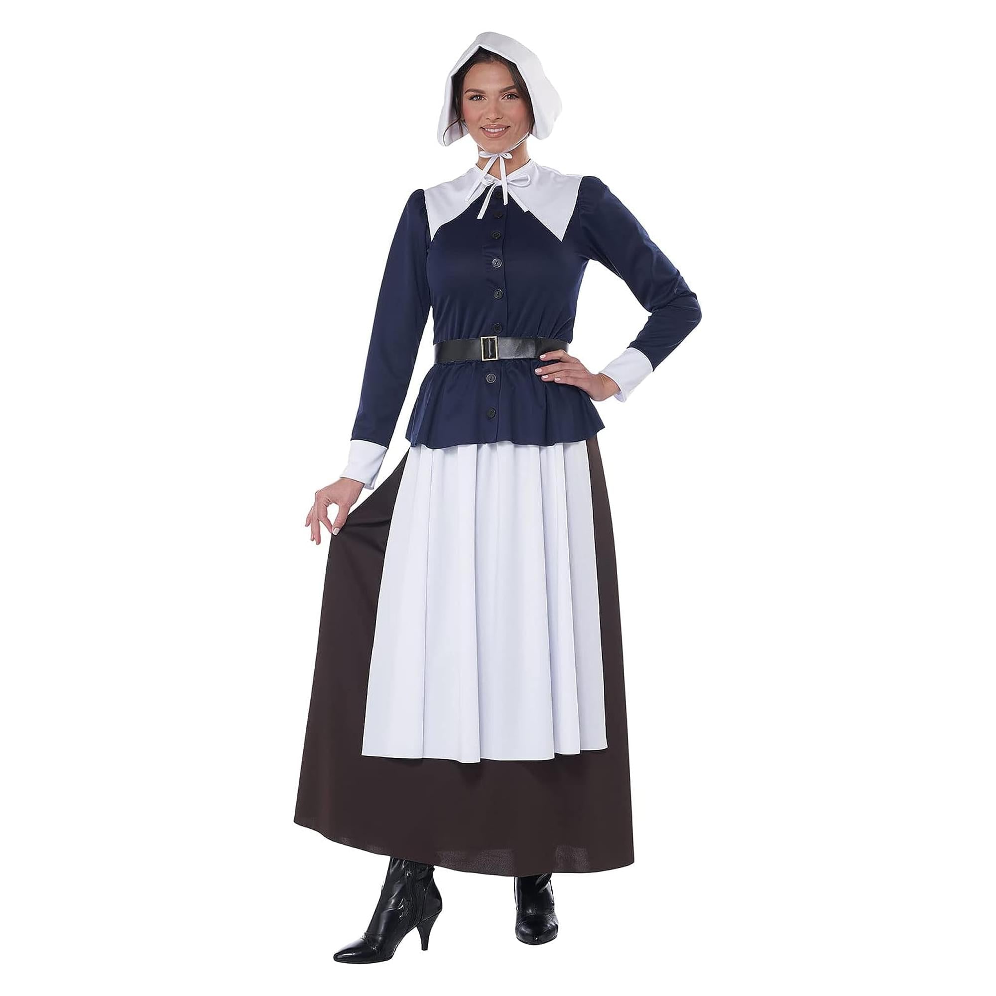 Mayflower Pilgrim Lady Adult Costume | Free Shipping