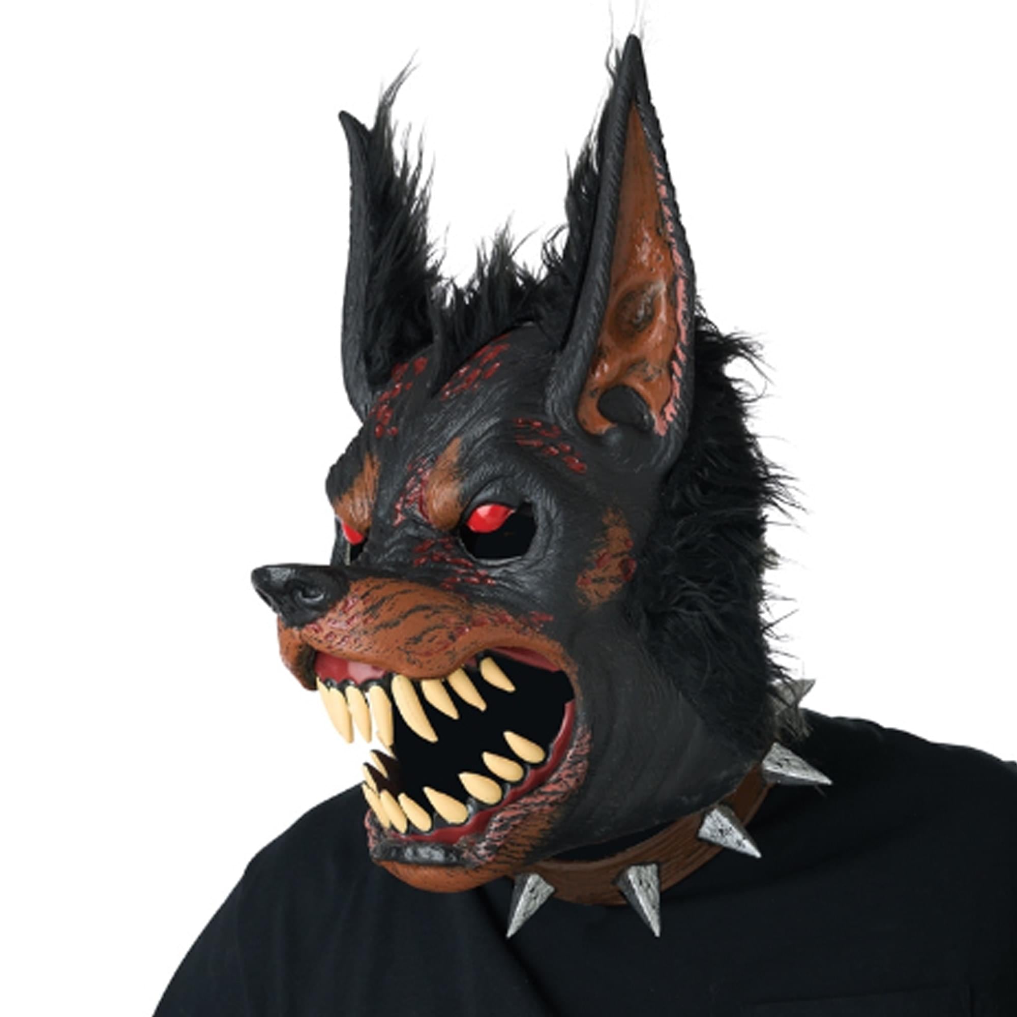 Hell Hound Ani-Motion Adult Costume Mask | Free Shipping
