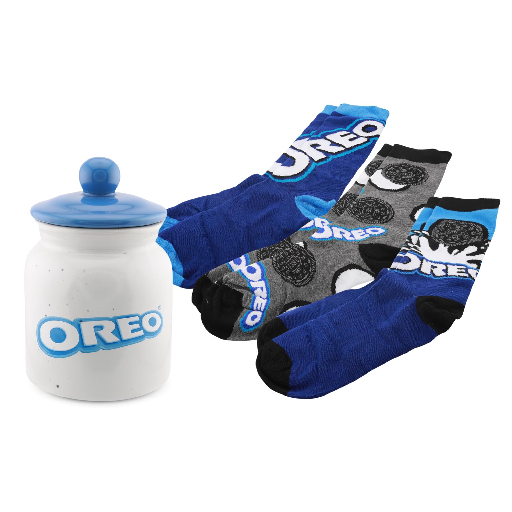 Oreo Cookie Jar and Sock Bundle | Free Shipping