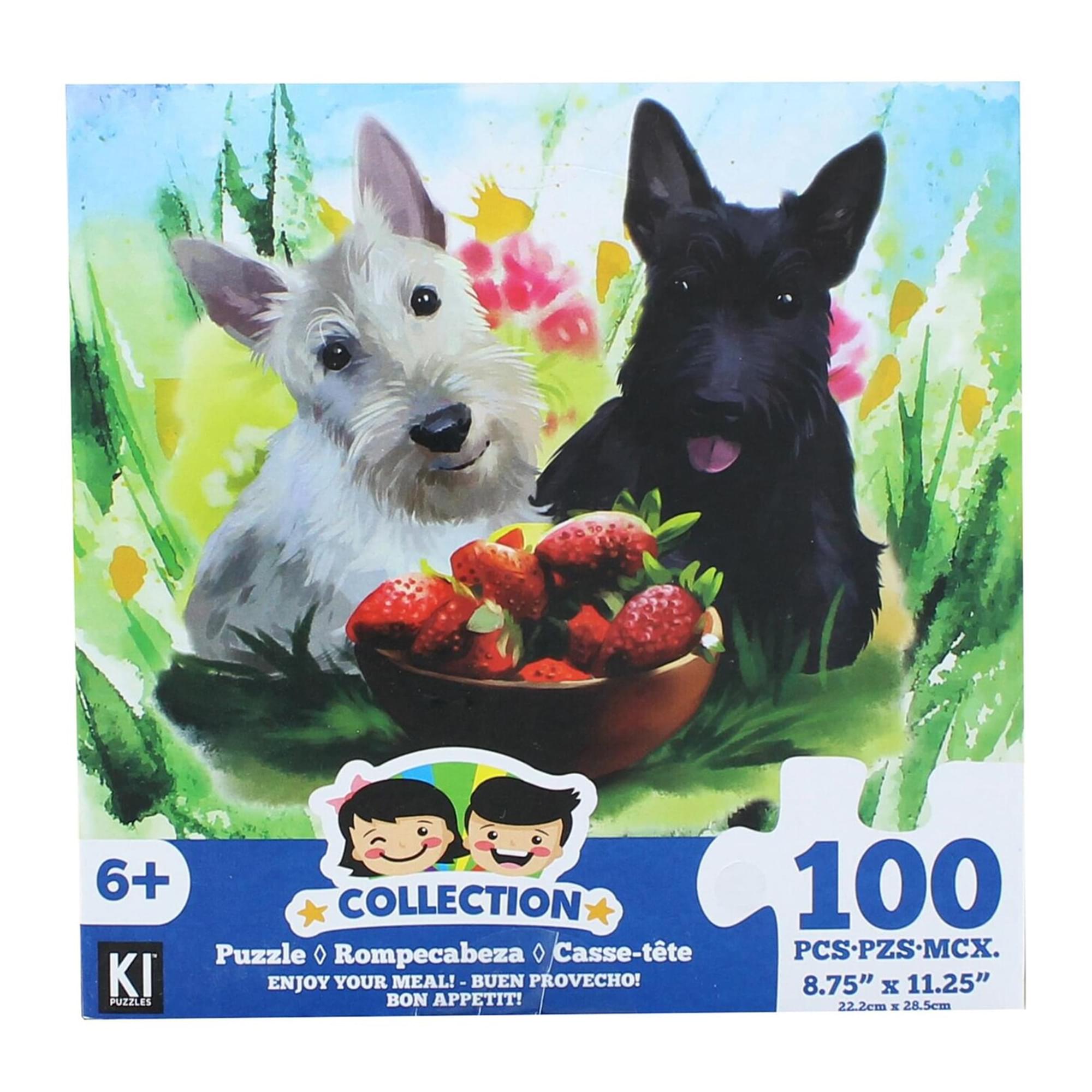 Painting Dog 100 Piece Jigsaw Puzzle | Free Shipping
