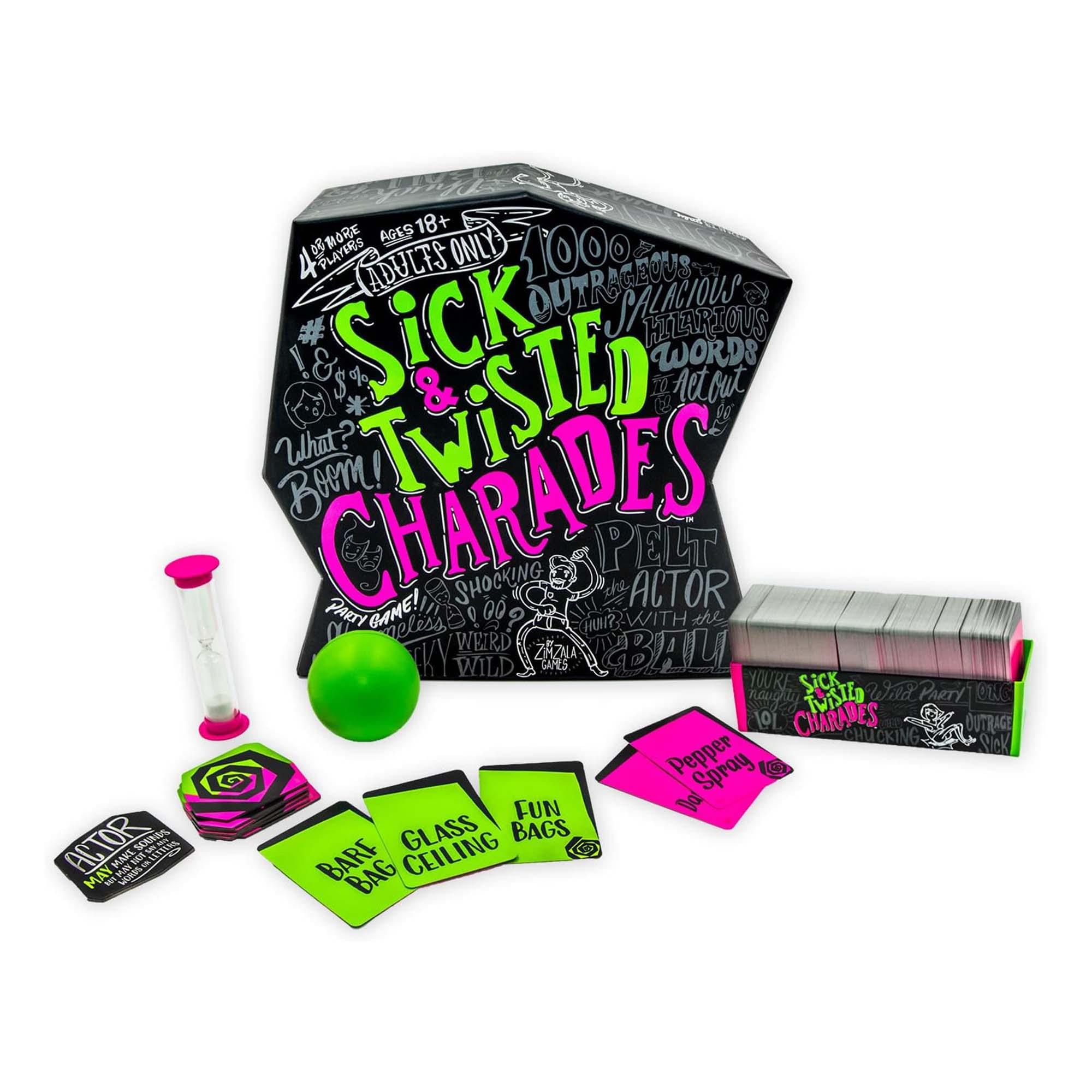 Sick & Twisted Charades Party Game For Adults | Free Shipping