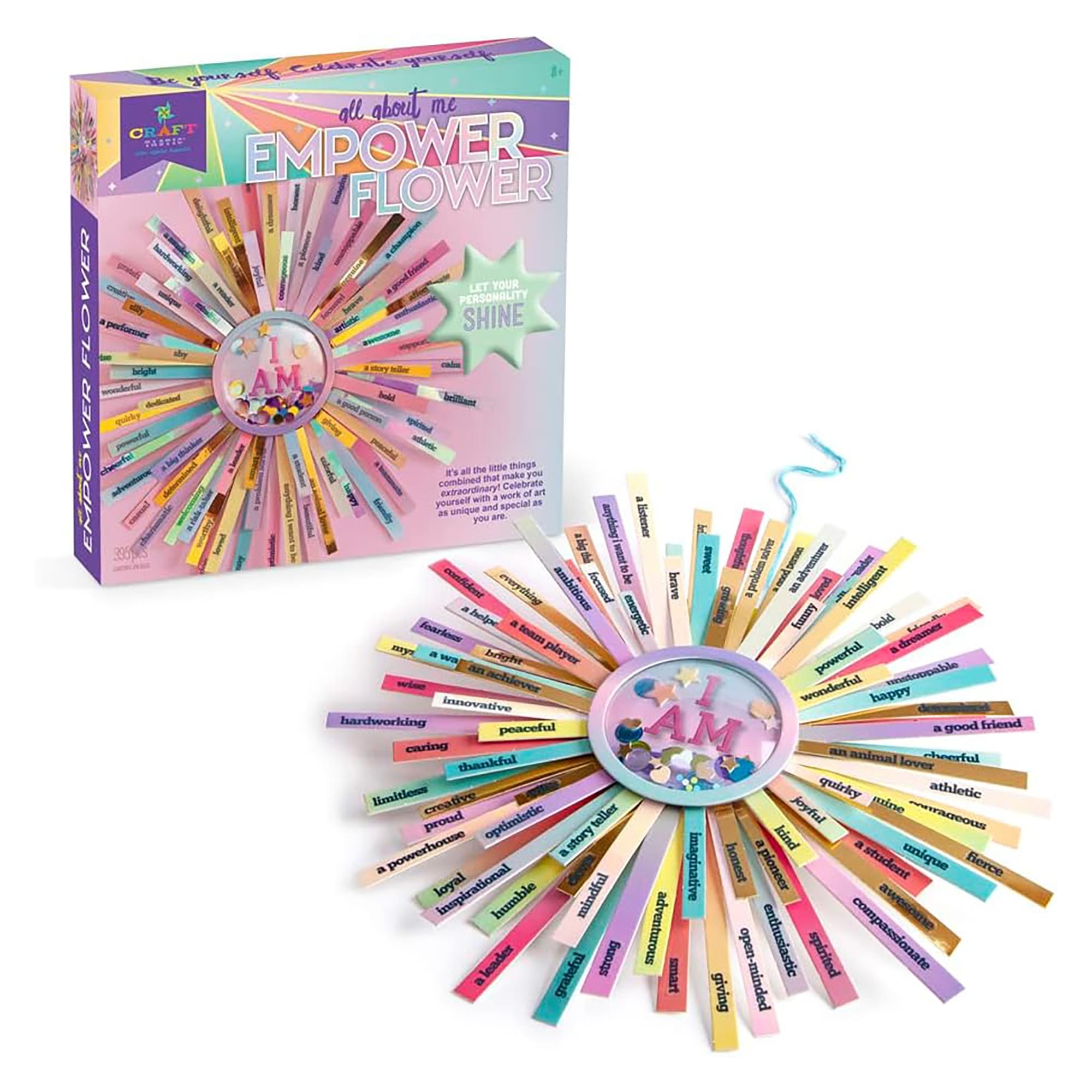 Craft-tastic Empower Flower DIY Arts & Crafts Kit | Free Shipping
