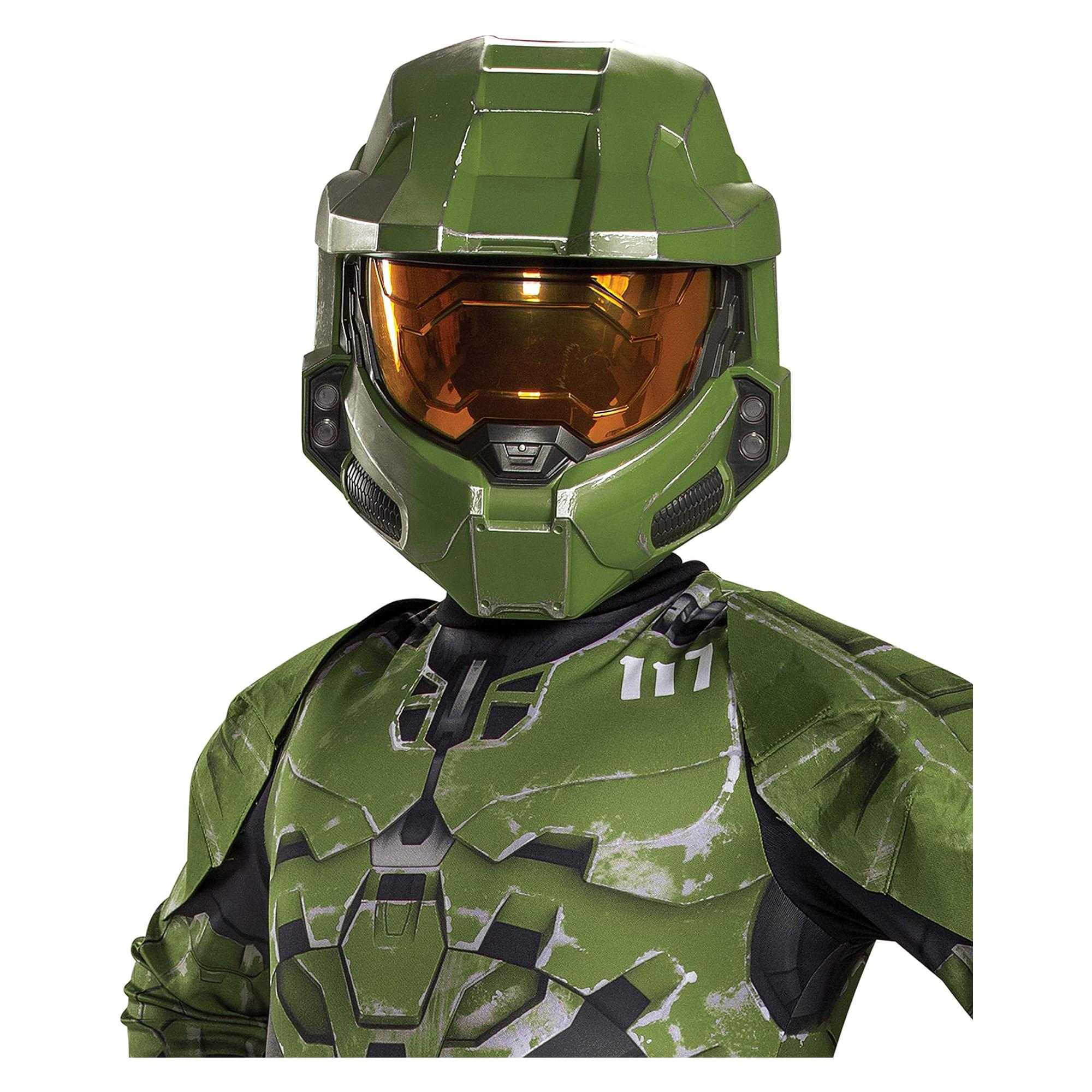 HALO Master Chief Child Costume Half Mask | Free Shipping