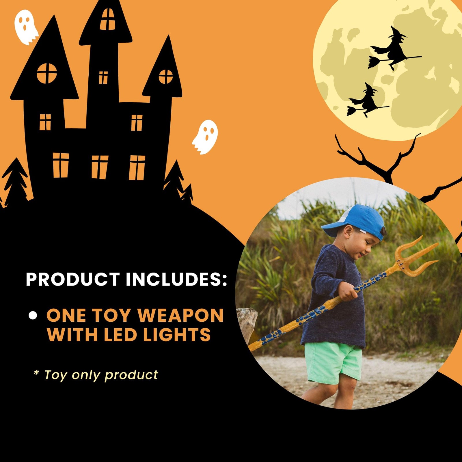 Little Mermaid King Triton Light-Up Staff | Free Shipping