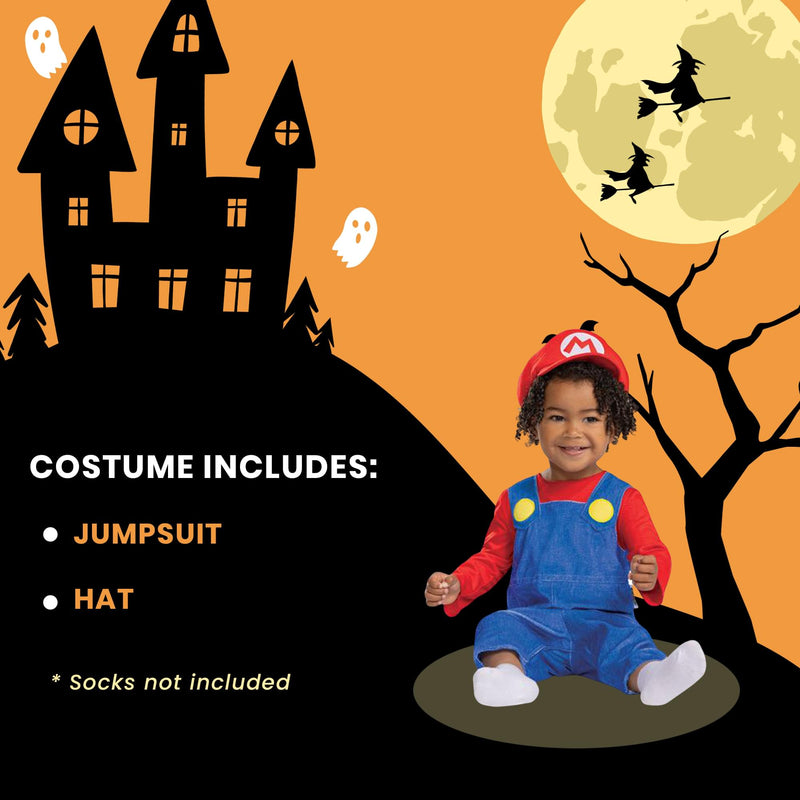 Super Mario Bros. Mario Infant Costume | Free Shipping