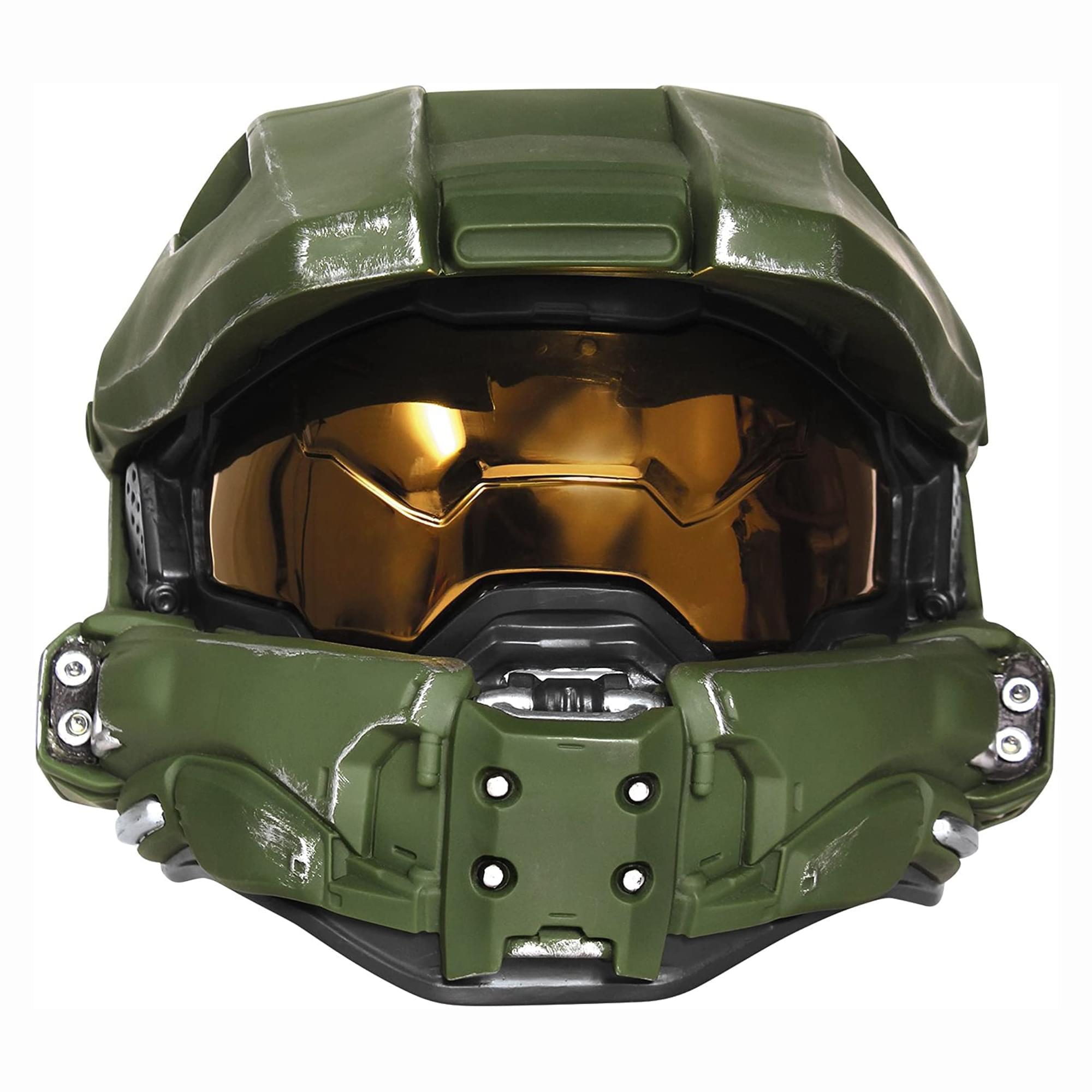 Master Chief Adult Lightup Costume Mask | Free Shipping
