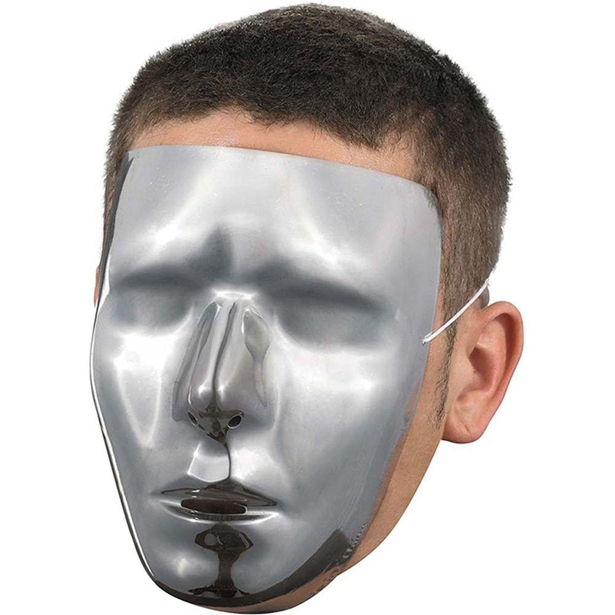 Blank Male Chrome Costume Accessory | Free Shipping