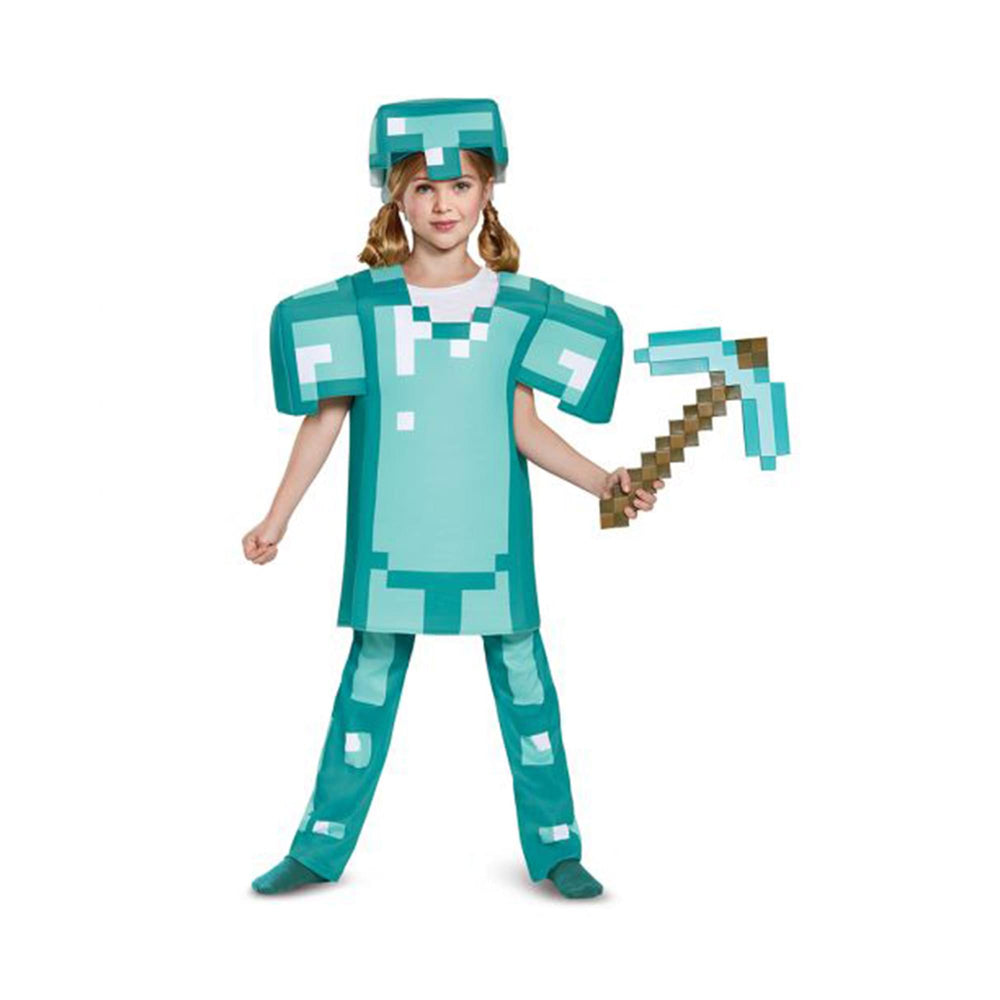 Minecraft Plastic Pickaxe Costume Accessory | Free Shipping