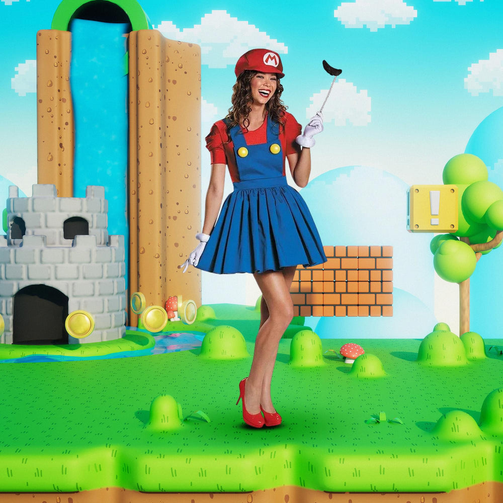 Super Mario Bros Women's Mario Costume Dress | Free Shipping