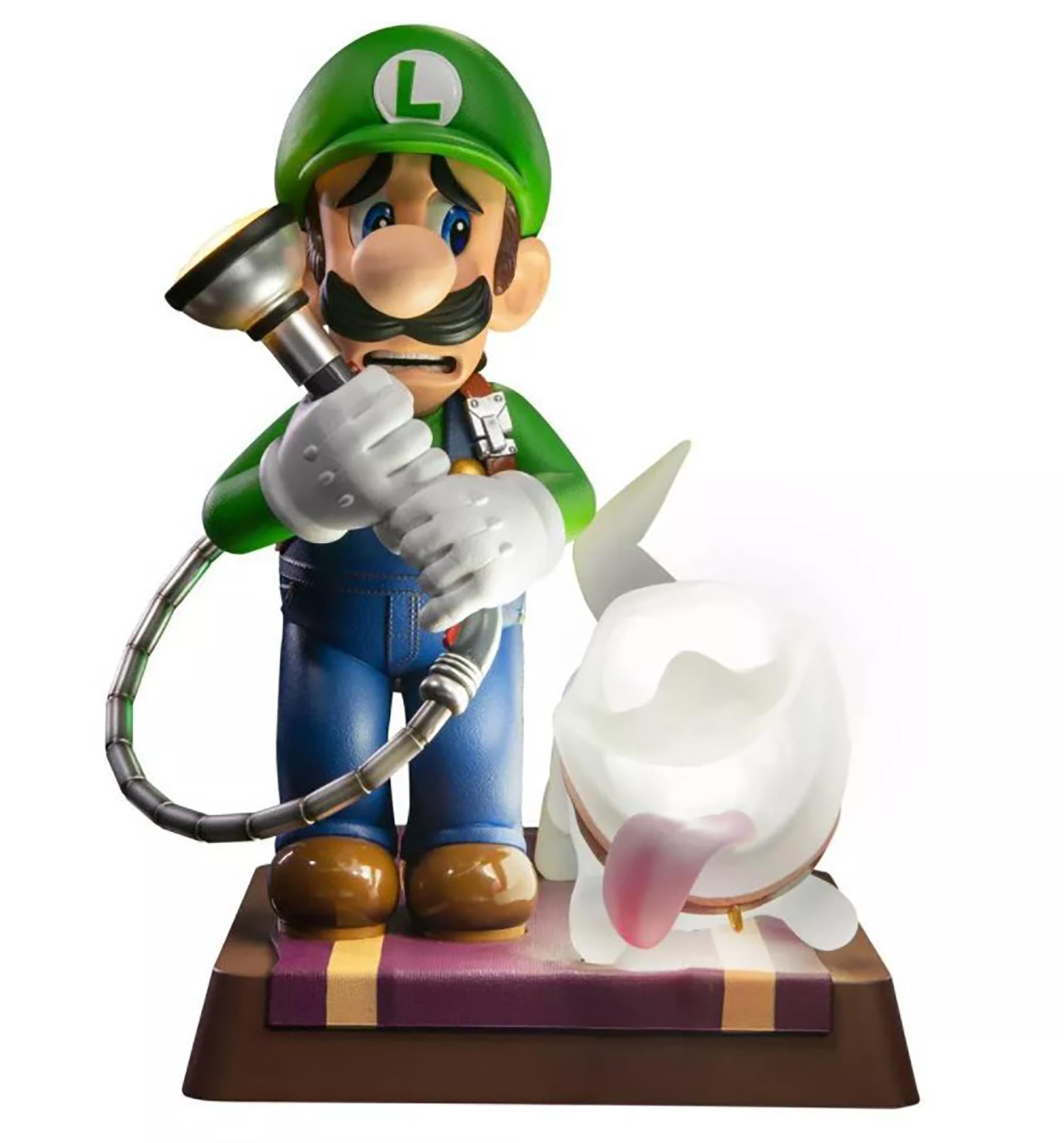 Luigis Mansion 3 Luigi and Pup 9-Inch PVC Statue | Free Shipping