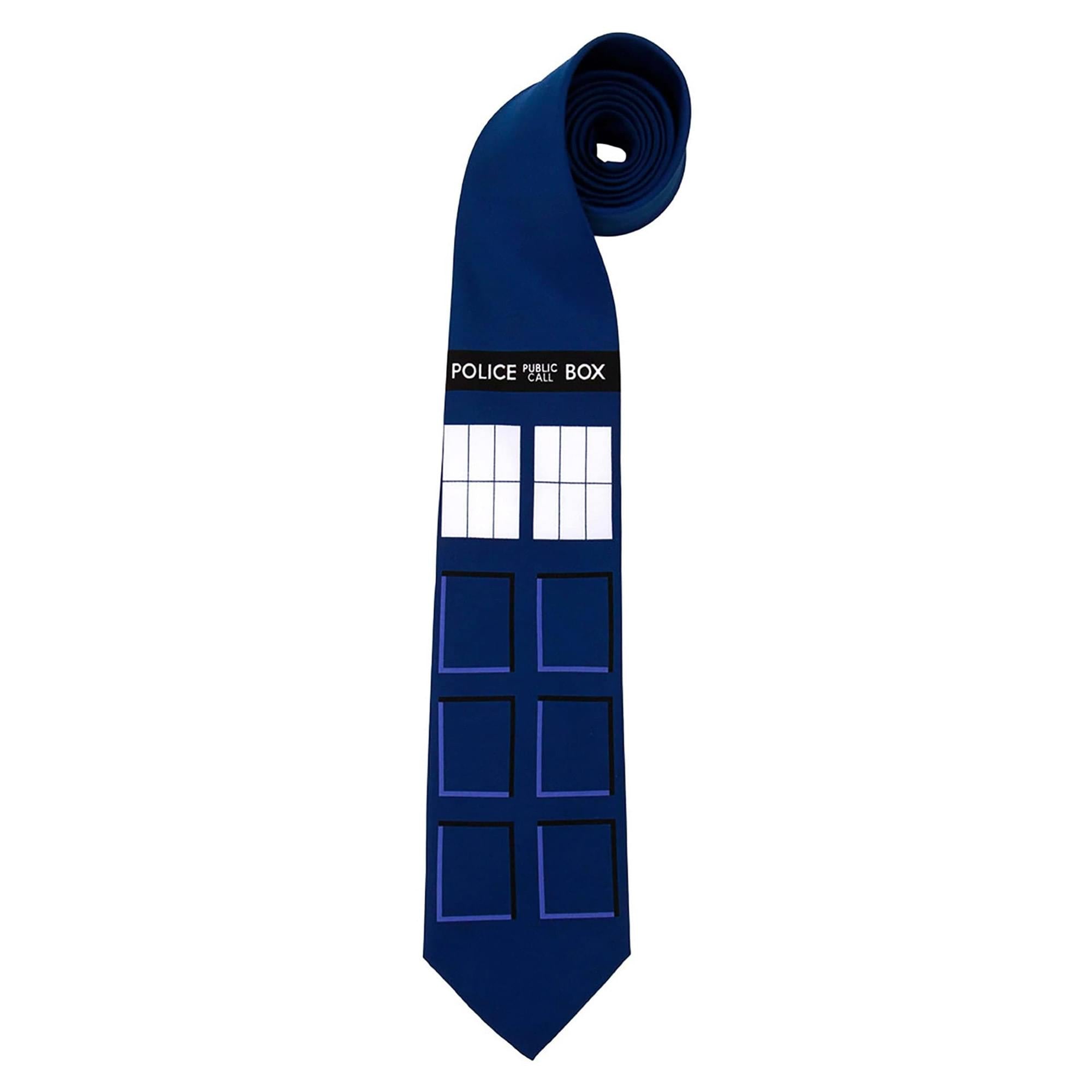 Doctor Who TARDIS Police Box Neck Tie | Free Shipping