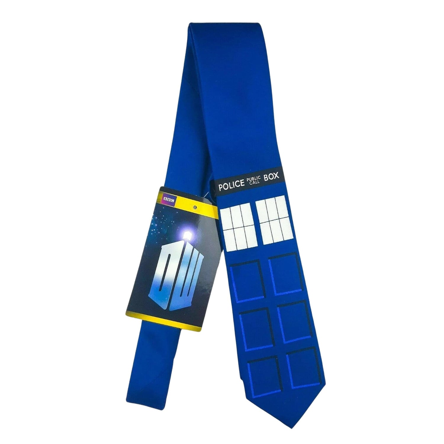 Doctor Who TARDIS Police Box Neck Tie | Free Shipping