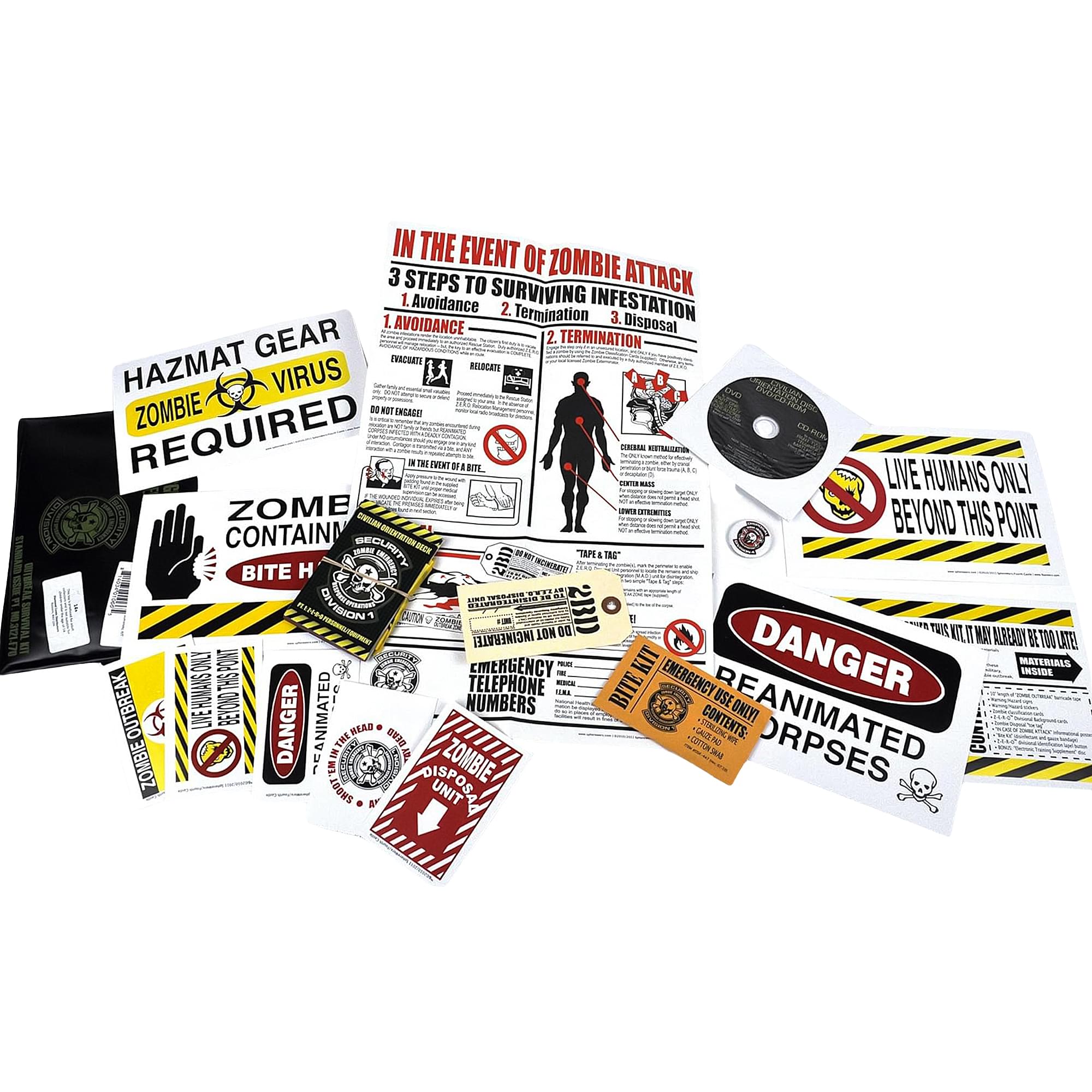 Zombie Outbreak Emergency Survival Kit | Free Shipping