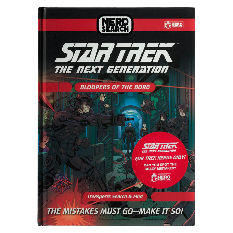 Star Trek TNG Bloopers of Borg Nerd Search Book | Free Shipping
