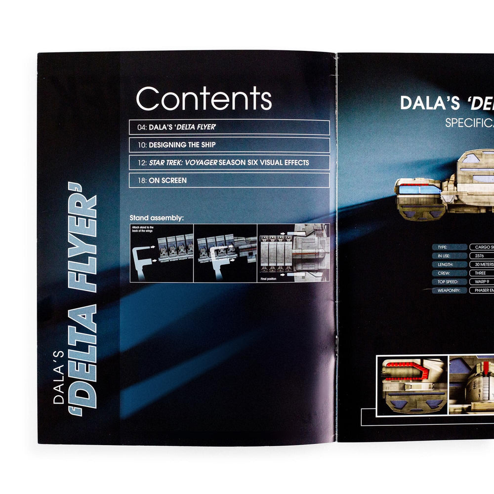Star Trek Starships Dalas Delta Flyer Magazine | Free Shipping