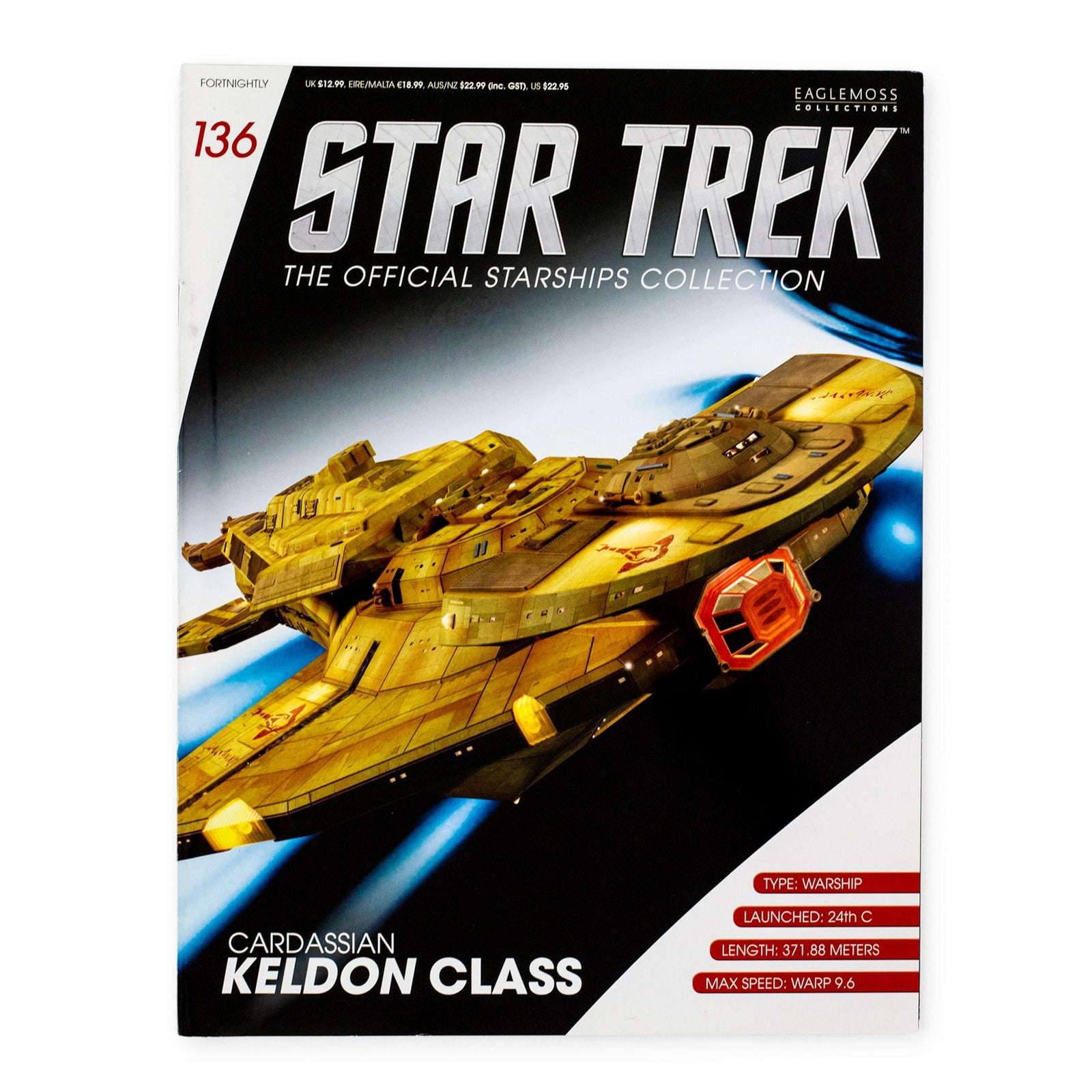Star Trek Starships Cardassian Keldon Magazine | Free Shipping
