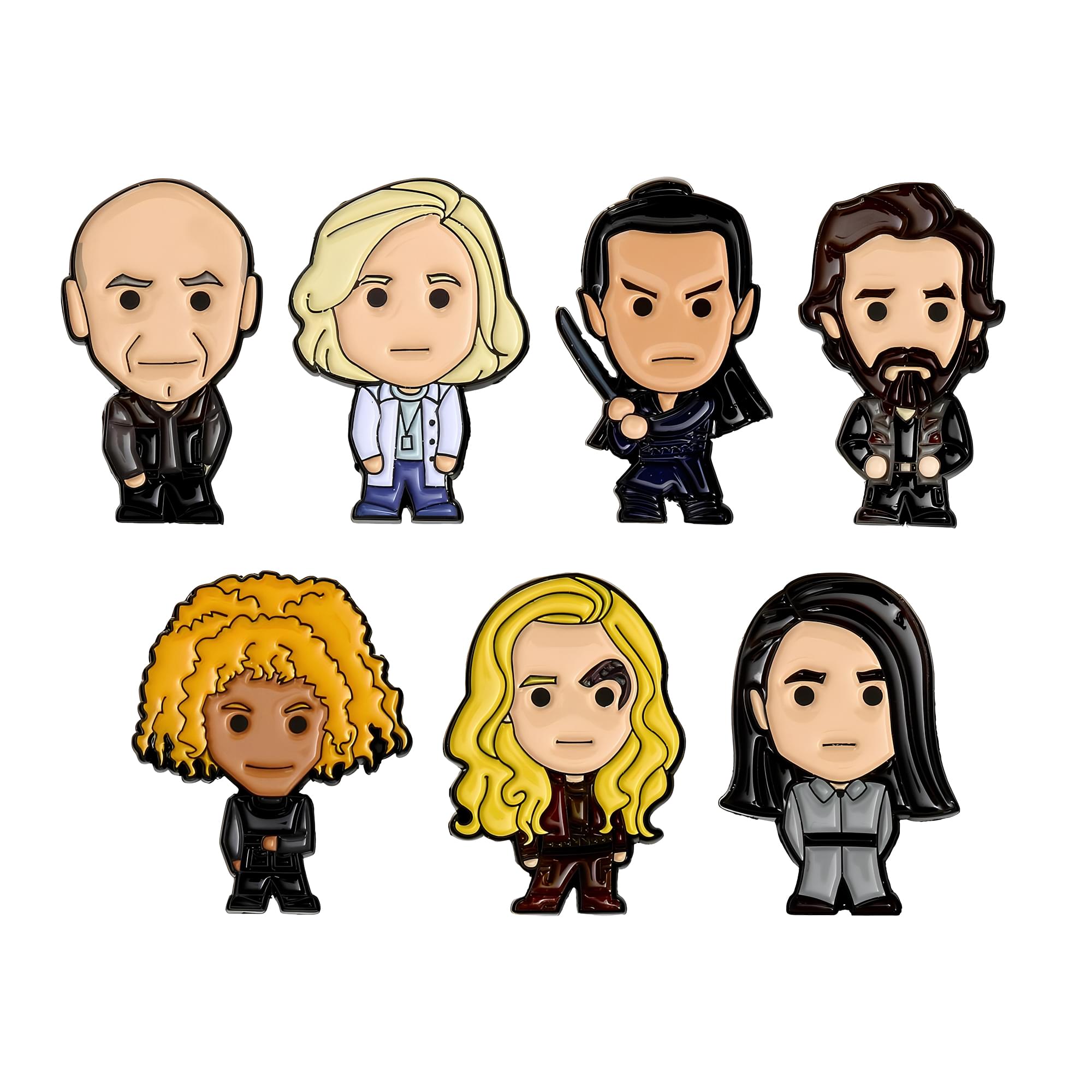 Star Trek Picard Chibi Pin Badge Box Set | Free Shipping