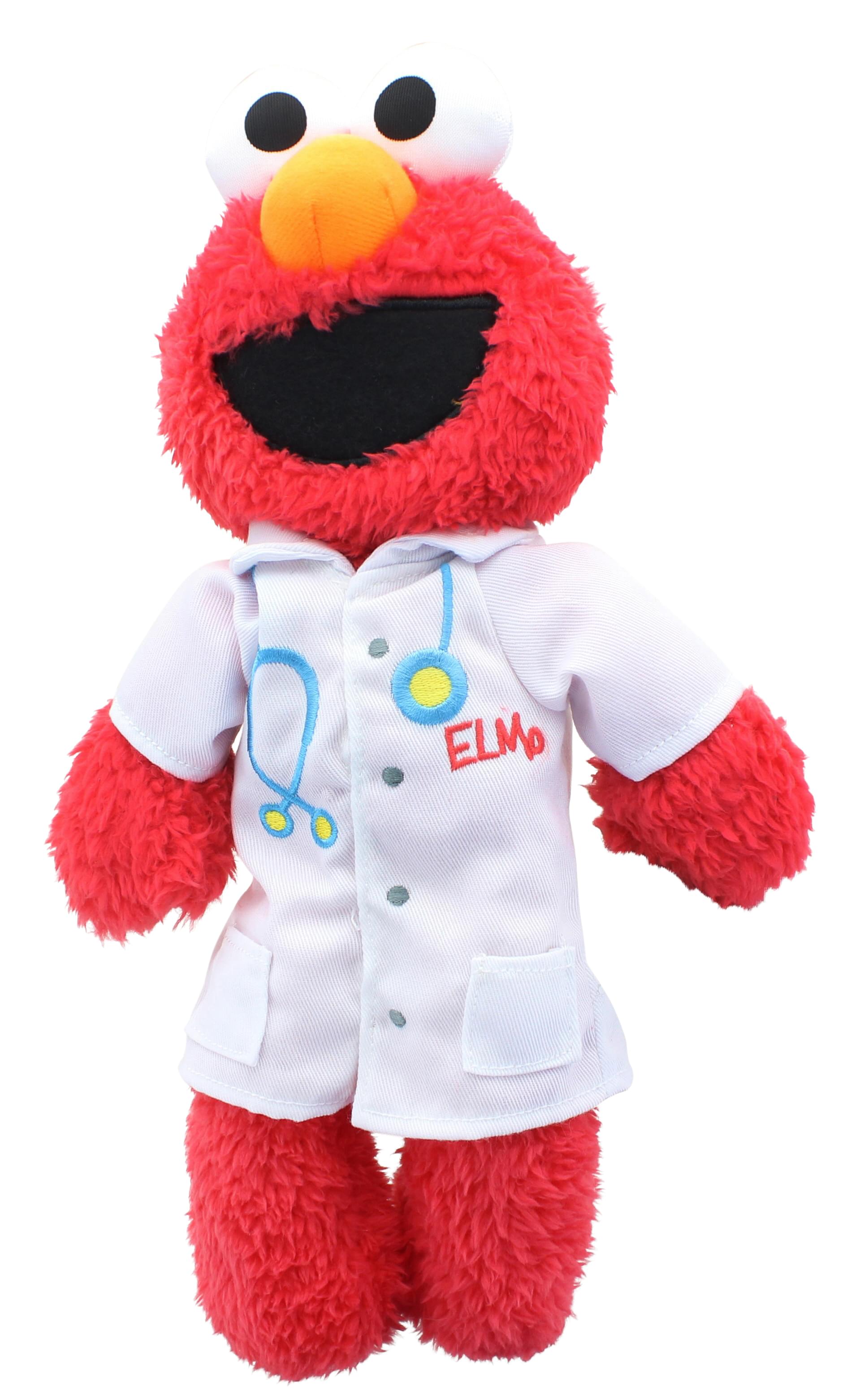 Sesame Street 9.5 Inch Doctor Elmo Collectible Plush | Free Shipping