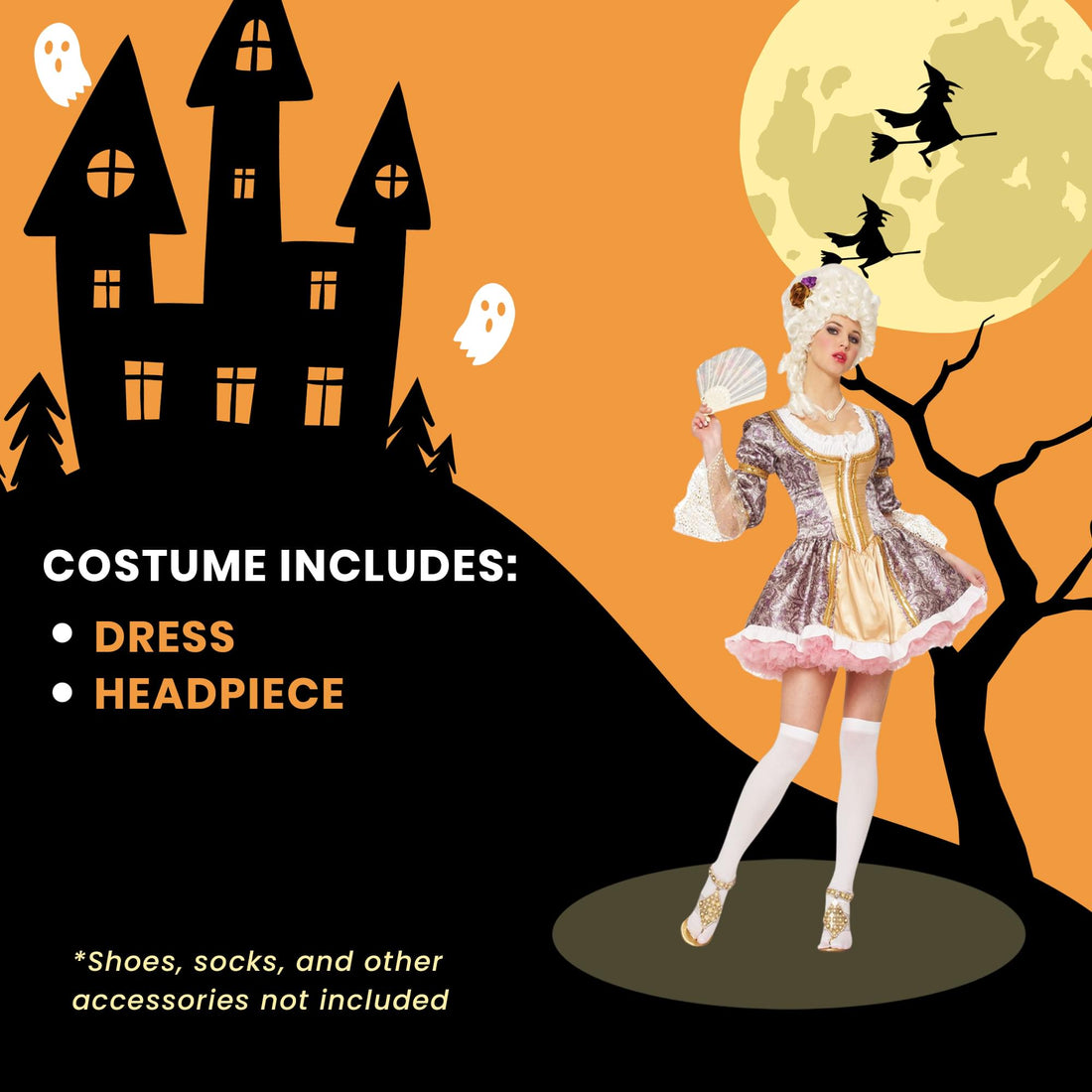 French Queen Adult Costume | Free Shipping