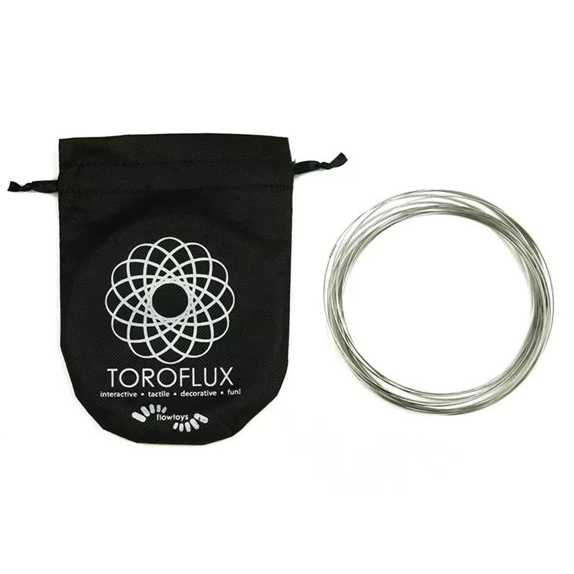 ToroFlux Interactive Kinetic Sculpture Metal Spring Flow Toy | Free Sh