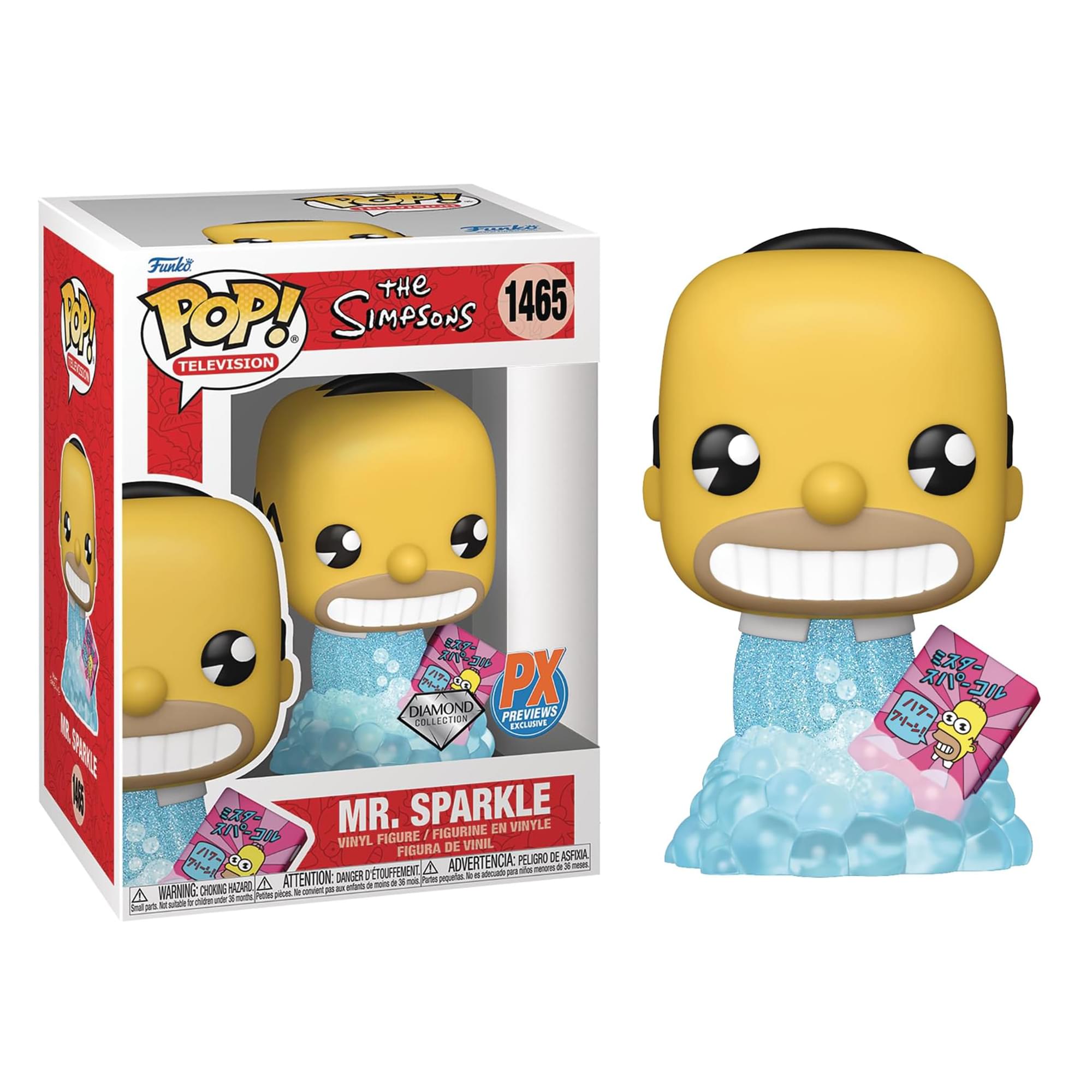 Simpsons Funko POP | Diamond Glitter Mr. Sparkle | Free Shipping