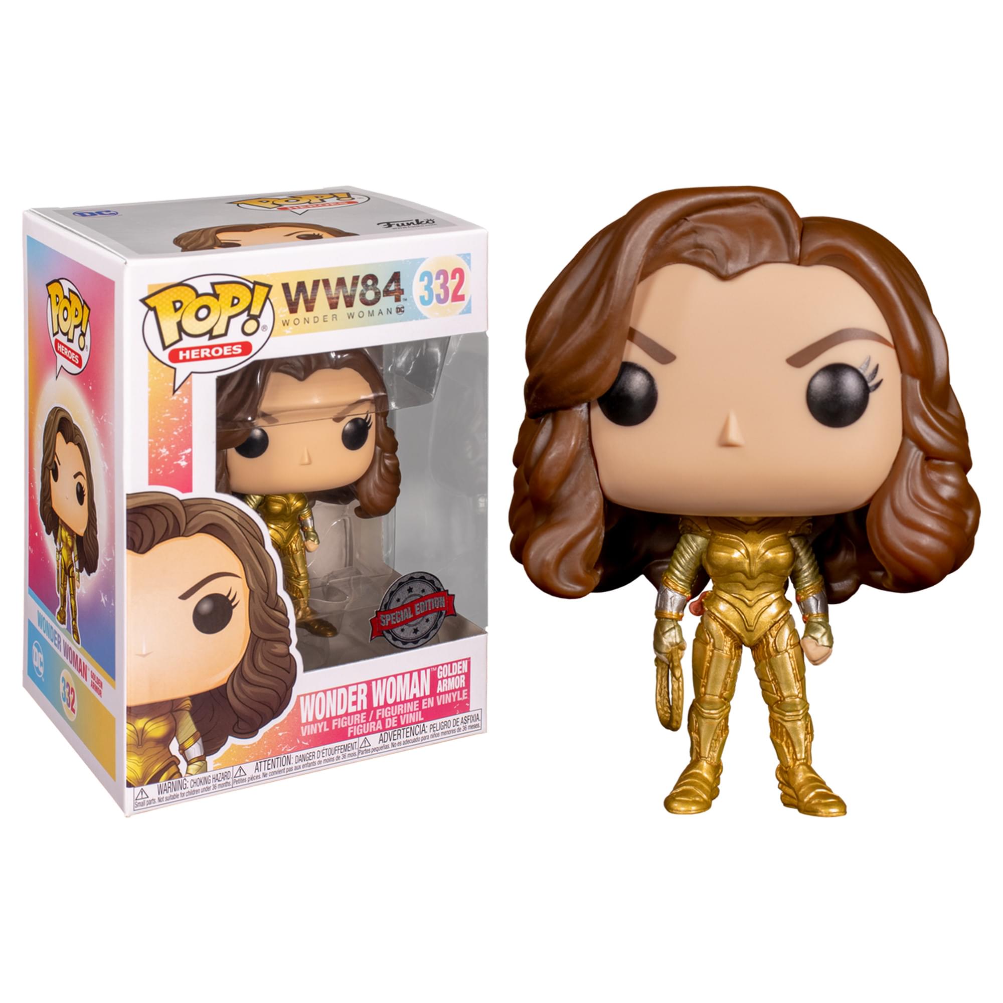 DC Funko POP | WW84 Wonder Woman Golden Armor | Free Shipping