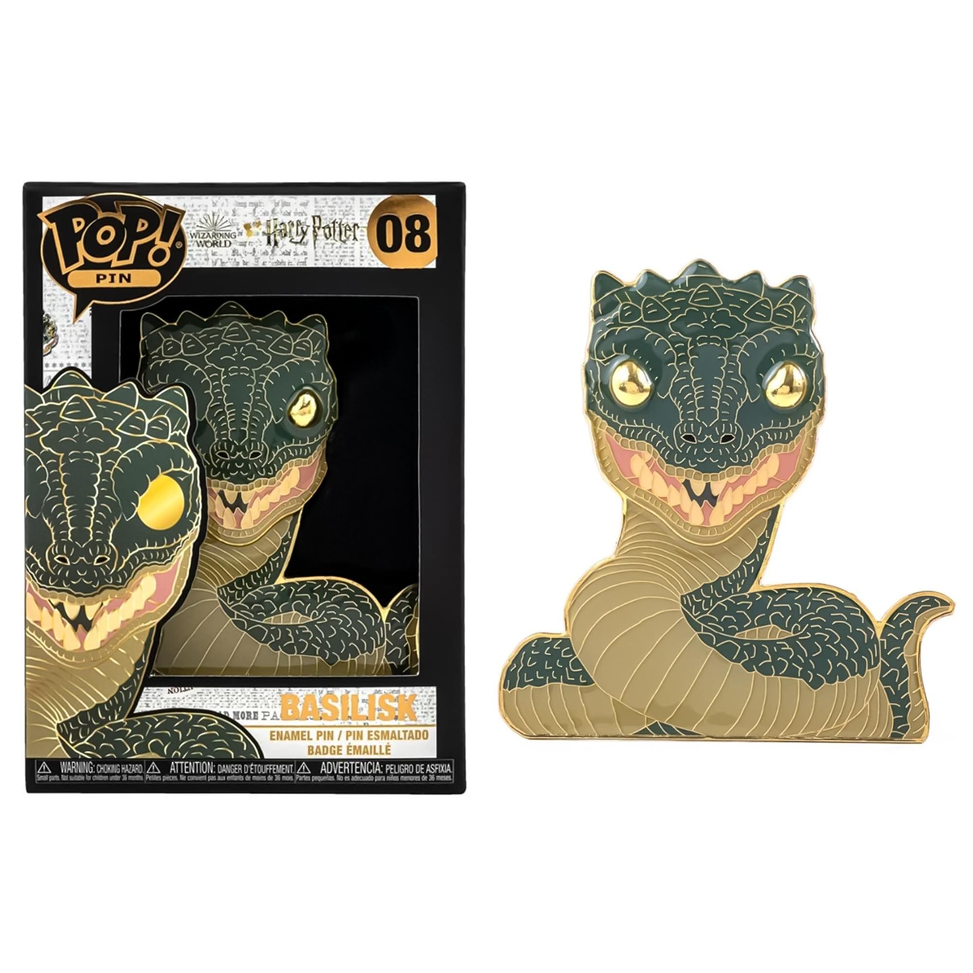 Harry Potter Funko POP Pin | Basilisk | Free Shipping