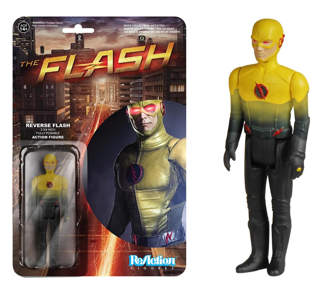 Reaction Figures The Flash Reverse Flash 3 3/4 Figure | Free Shipping