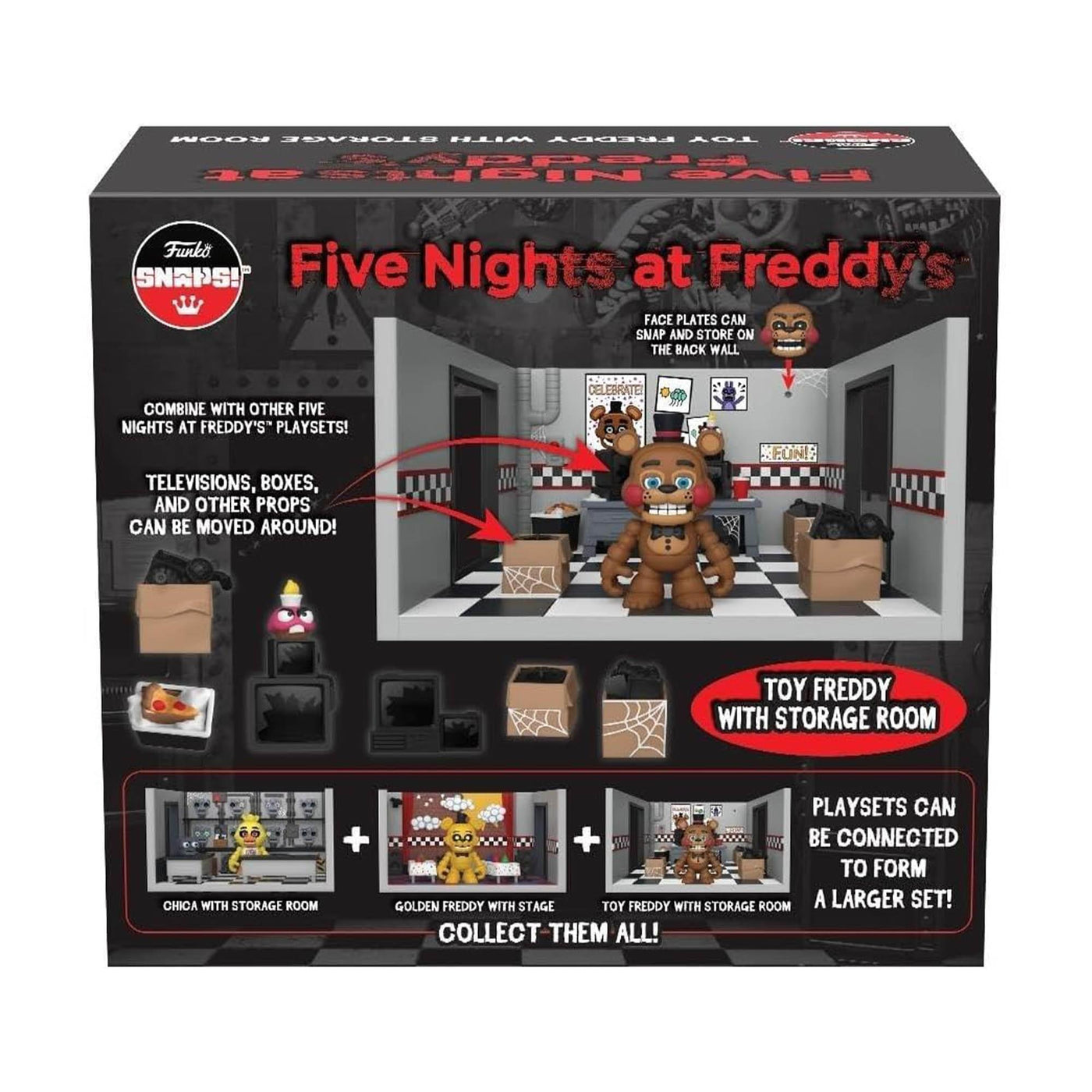 FNAF Funko Snaps! Freddy with Storage Room | Free Shipping