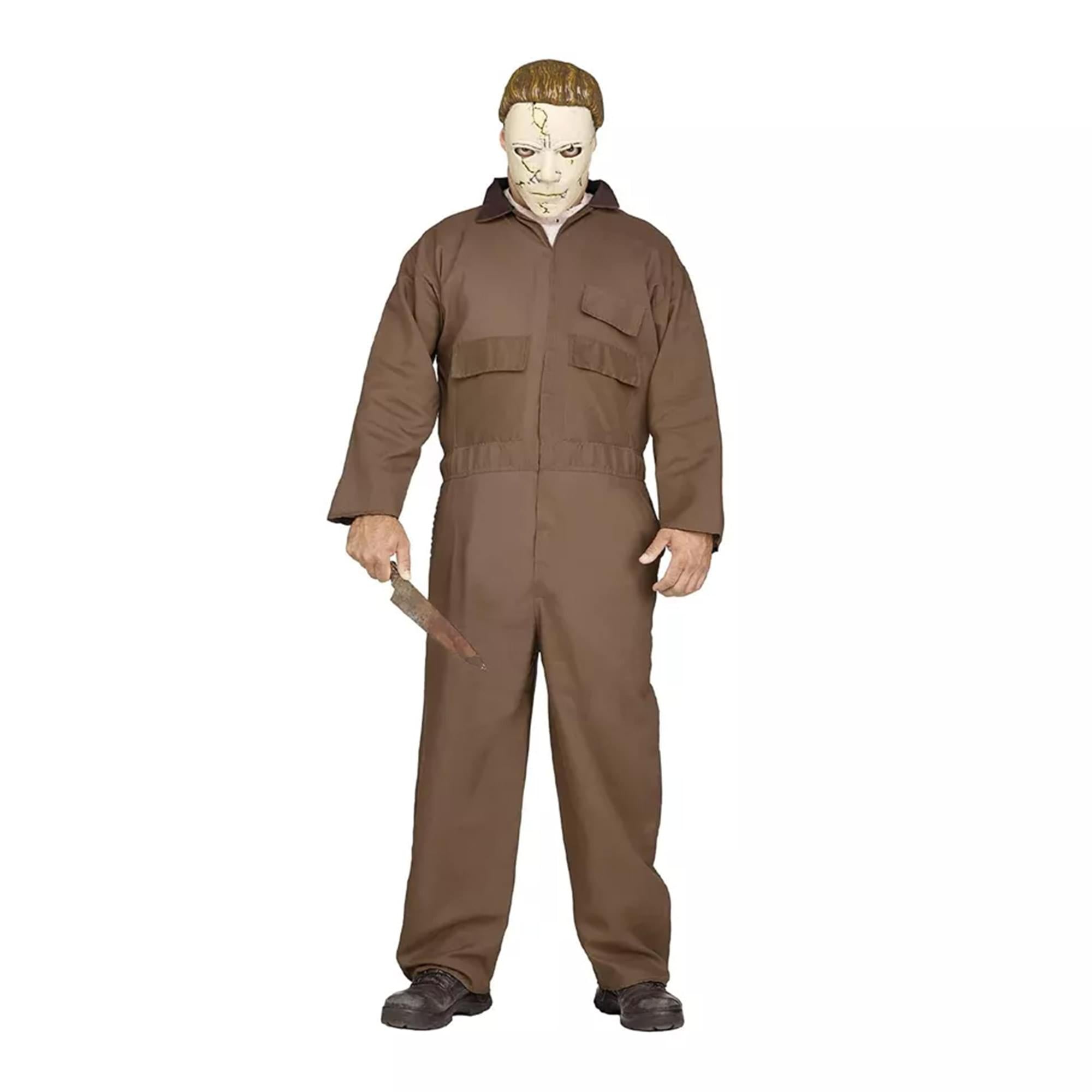 Halloween Michael Myers Adult Costume and Mask | Free Shipping