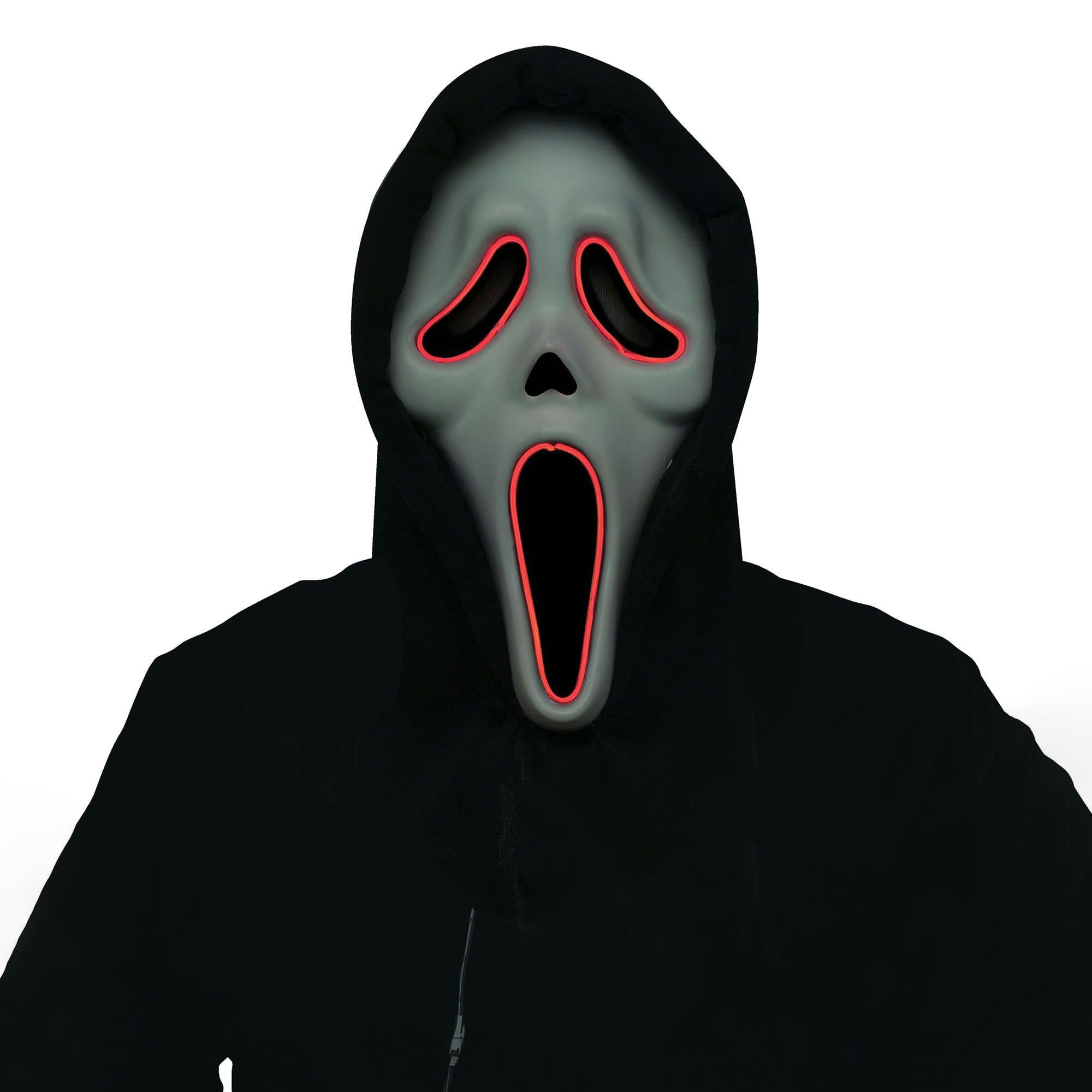 Ghost Face Illumo EL Light-Up Costume Mask | Free Shipping
